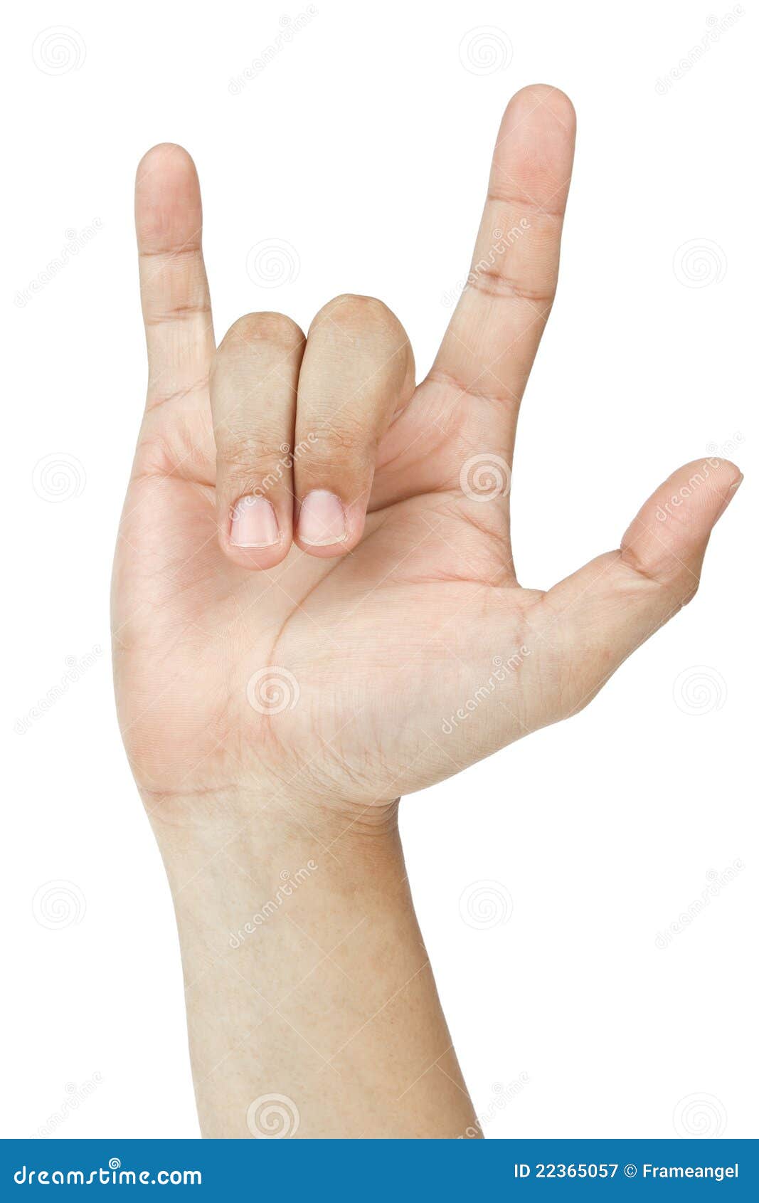 Hand Sign I Love You Royalty Free Stock Photography - Image: 22365057
