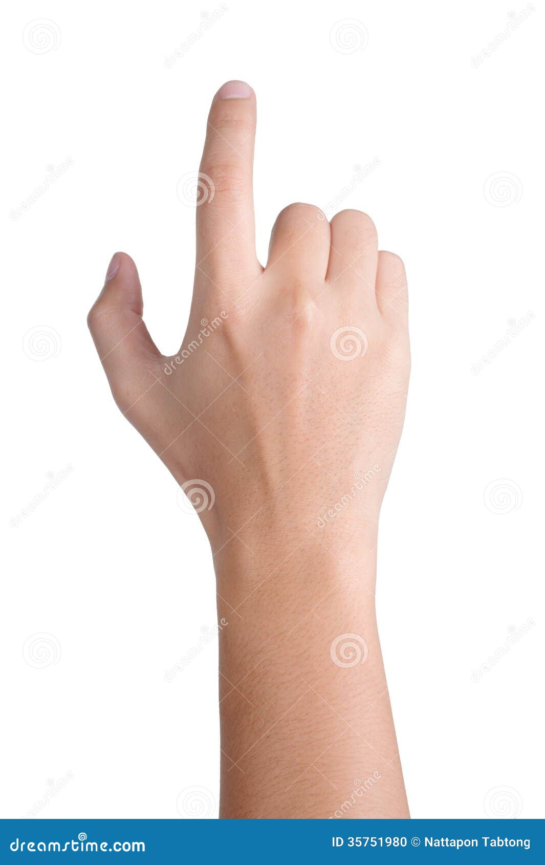 Hand Sign Posture Click Isolated Stock Photo - Image of male, gift ...