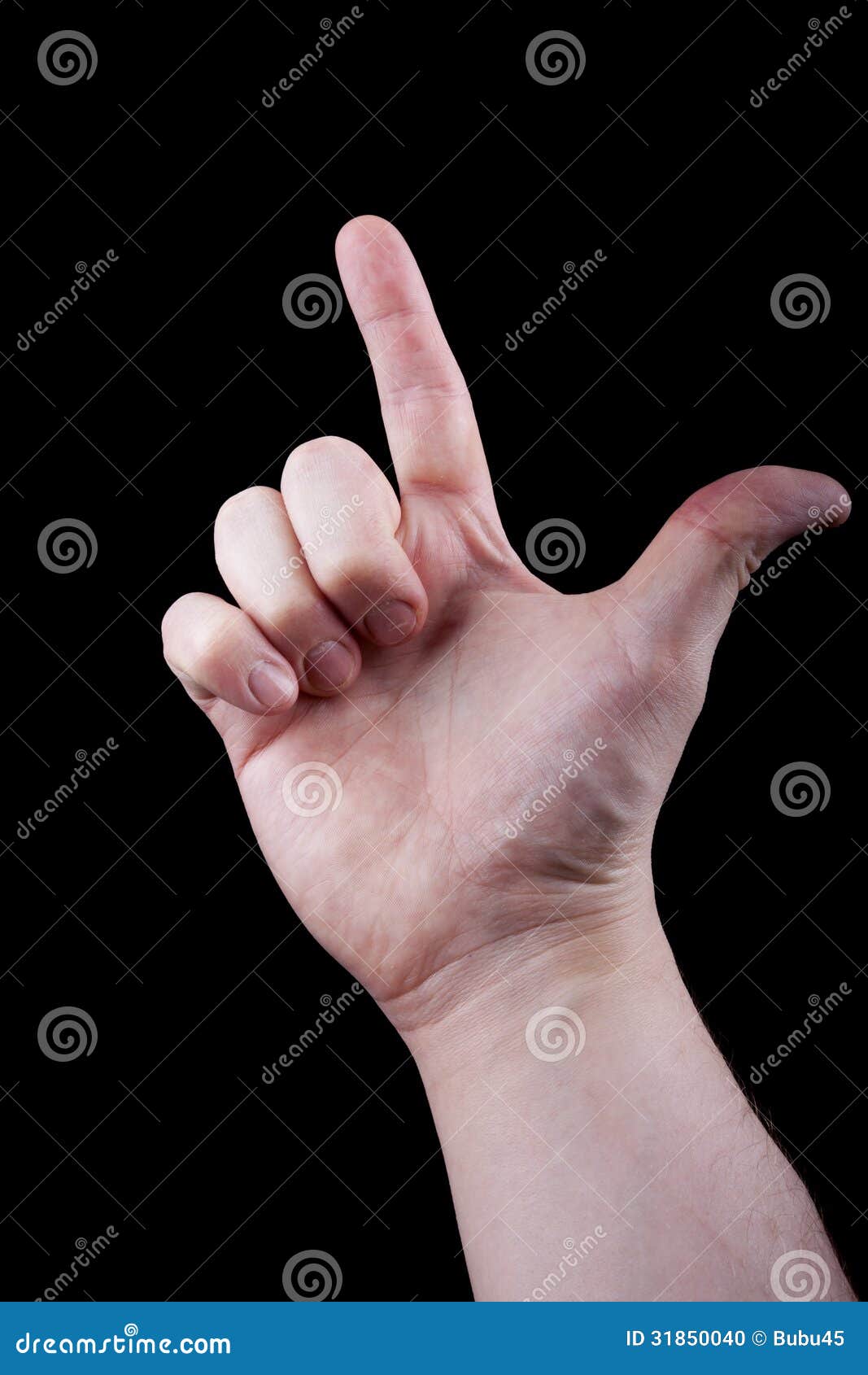 Hand sign stock photo. Image of direction, abstract, concept - 31850040