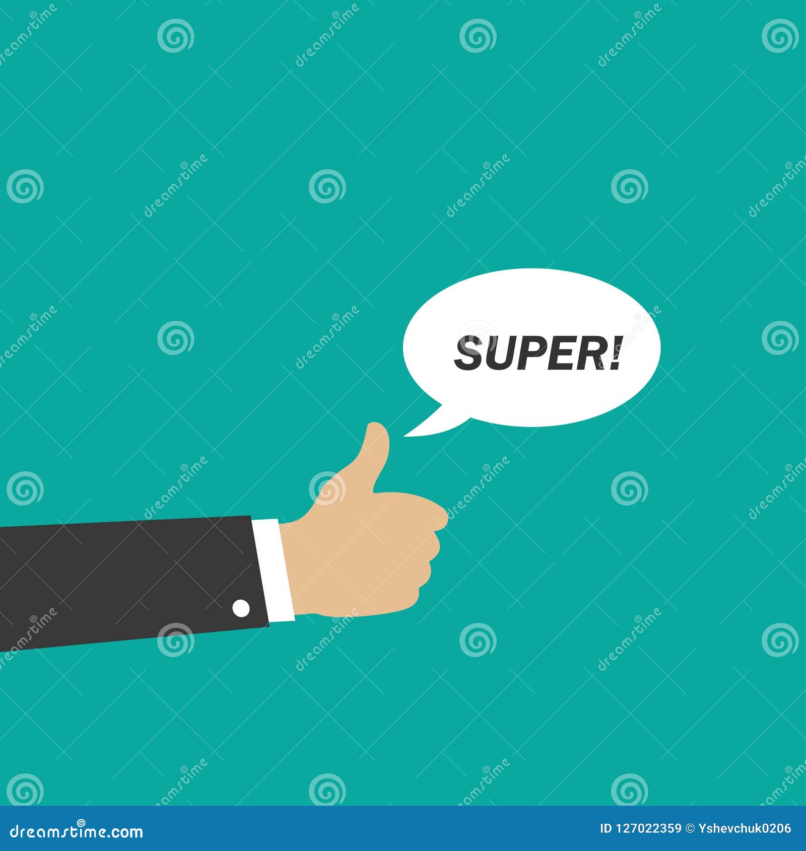 Hand Sign - Super. Gesture Icon. Vector Stock Vector - Illustration of ...