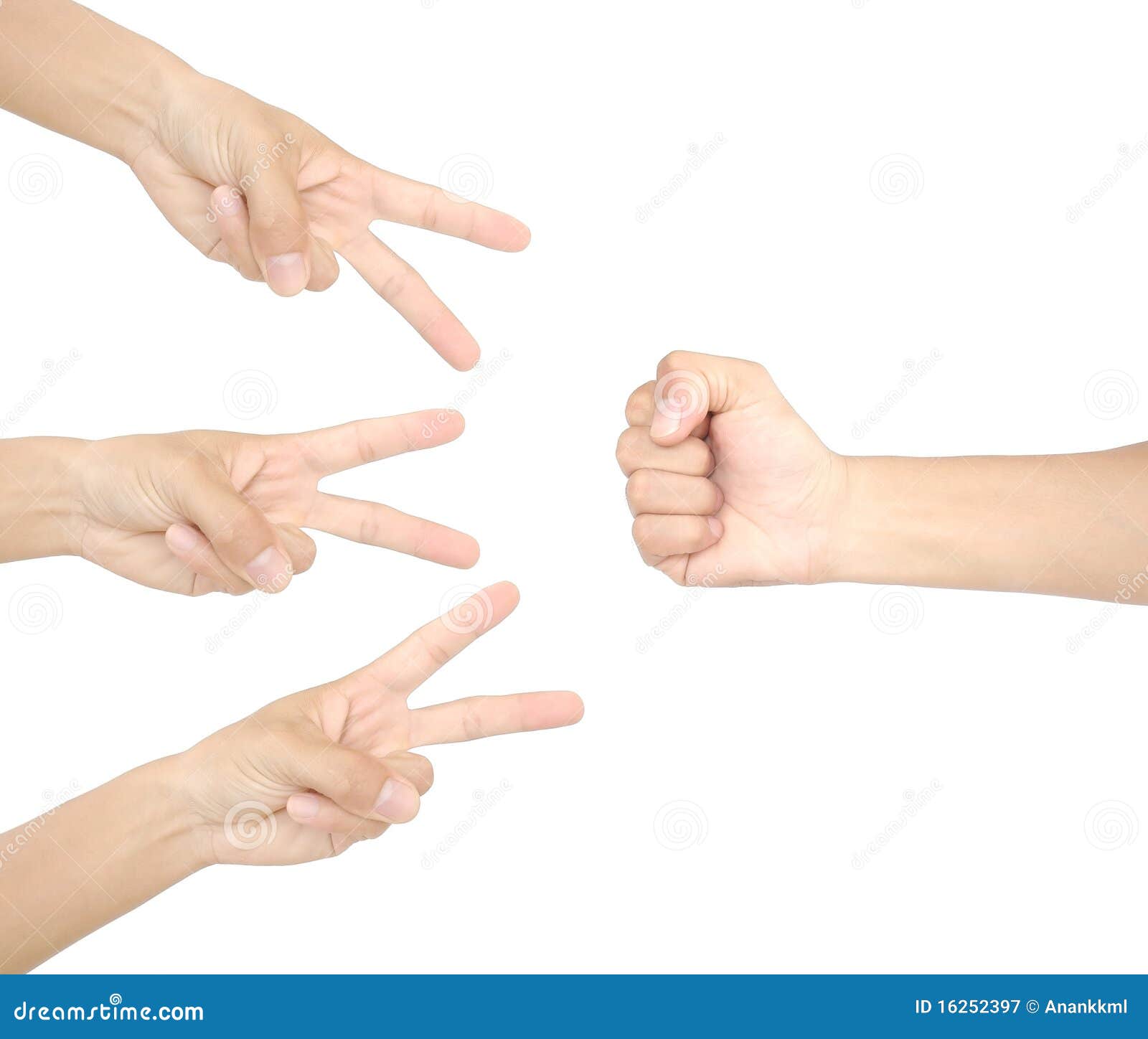 Hand signal stock image. Image of number, gesture, finger - 16252397
