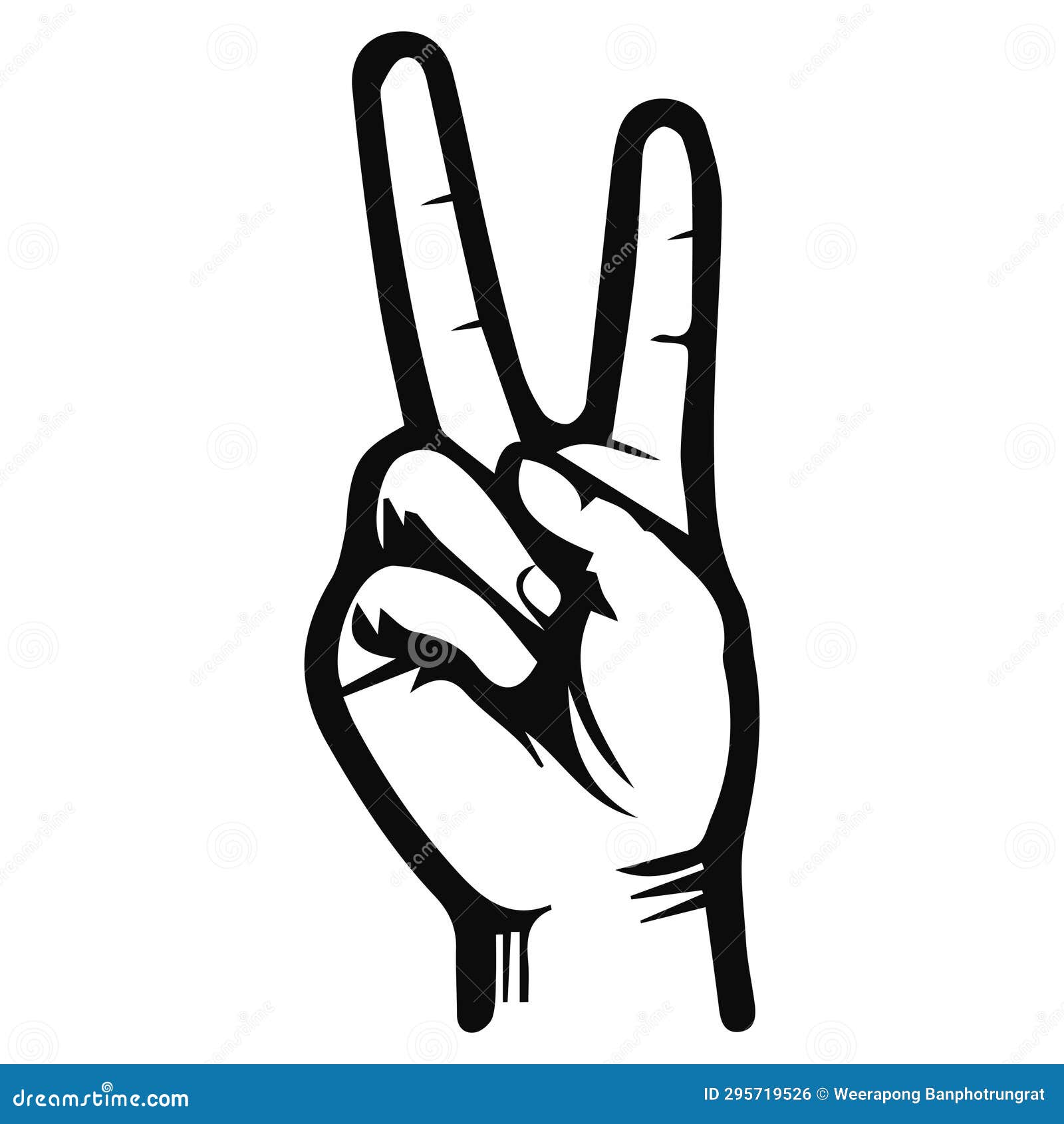 Hand Signal and Sign Language for Communication Stock Vector ...