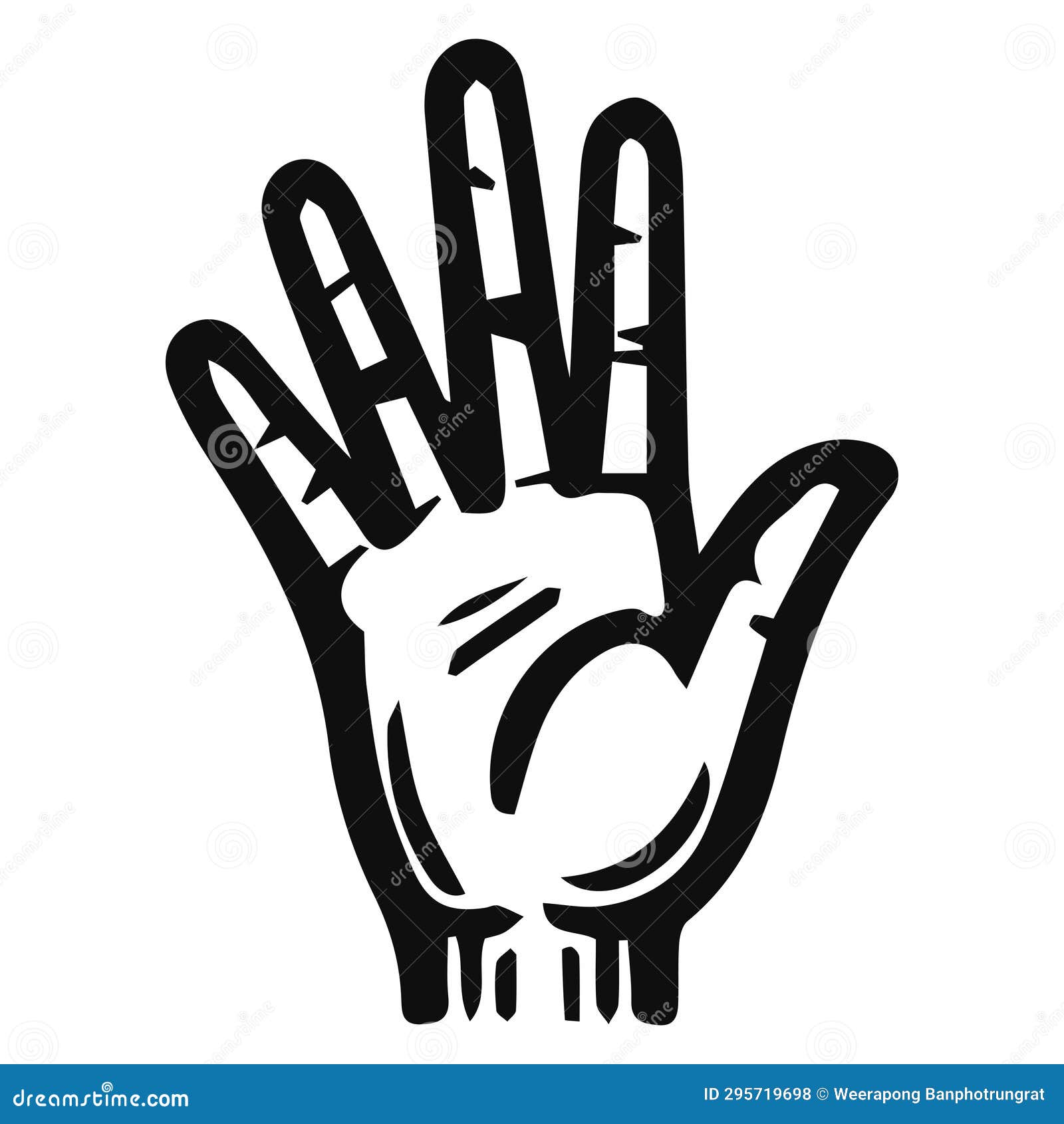 Hand Signal and Sign Language for Communication Stock Vector ...
