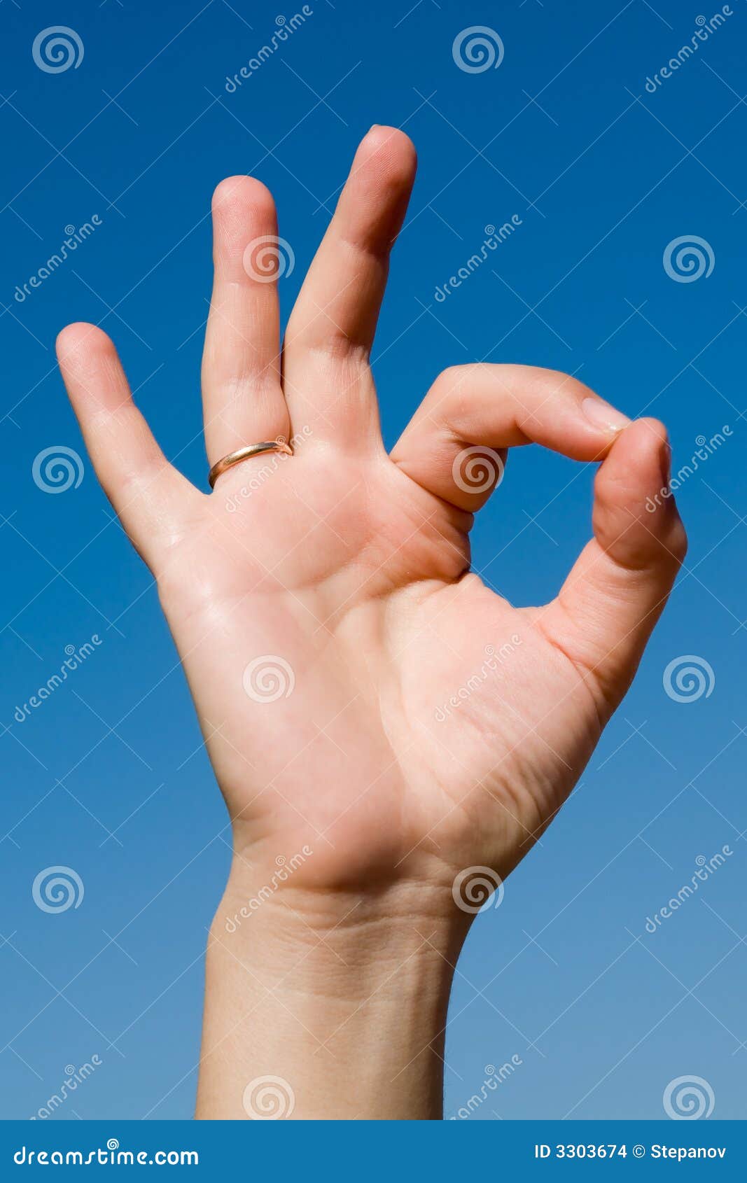 Hand signal stock photo. Image of sign, concepts, human - 3303674