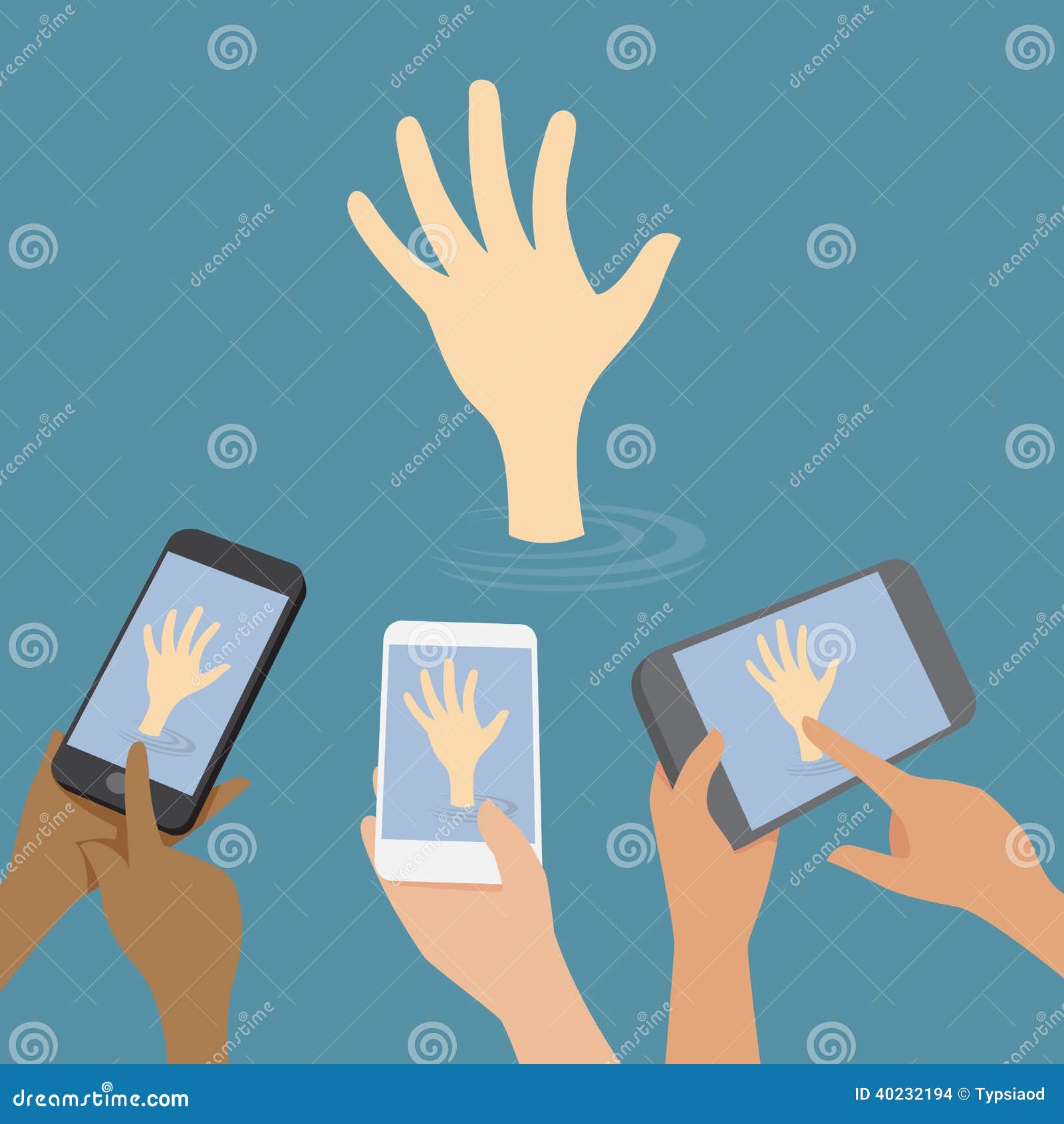 Hand And Signal Logo Design. Symbol Dan Icon Vector Template ...