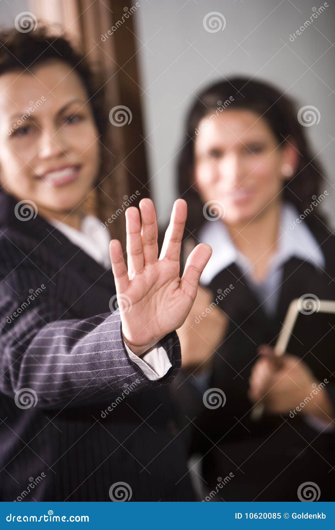Hand signaling to stop stock image. Image of american - 10620085