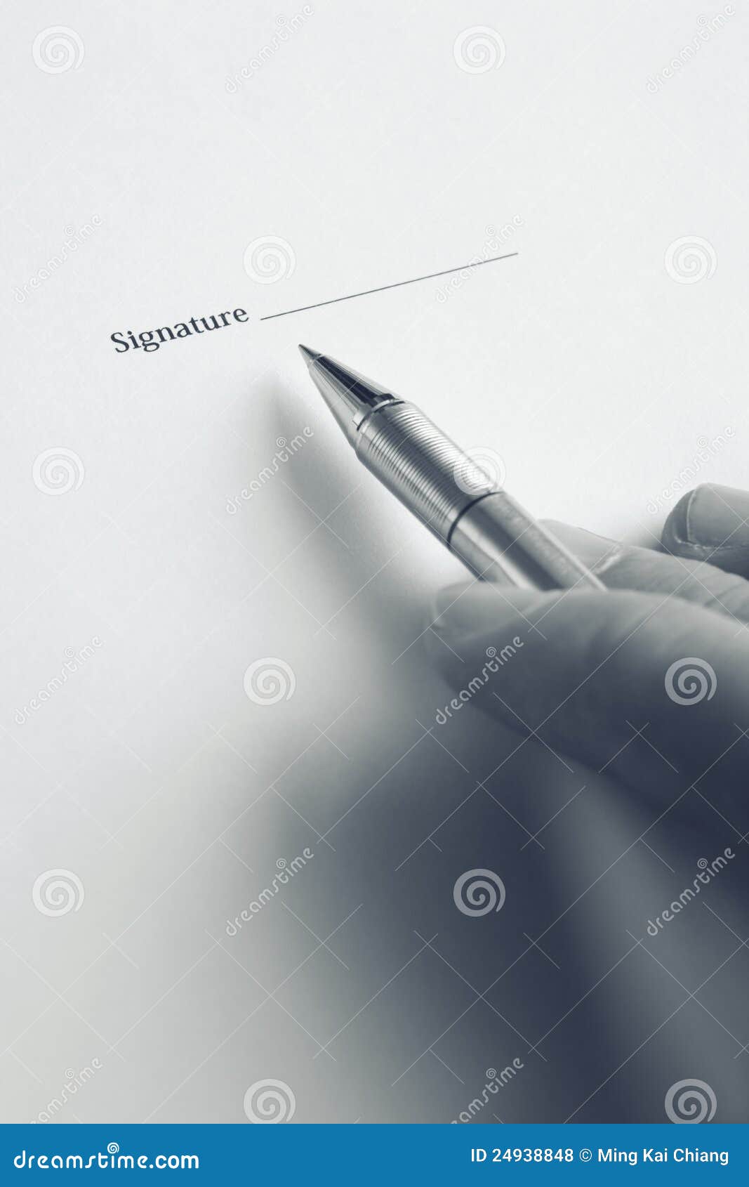 Hand signature stock photo. Image of occupation, correspondence - 24938848