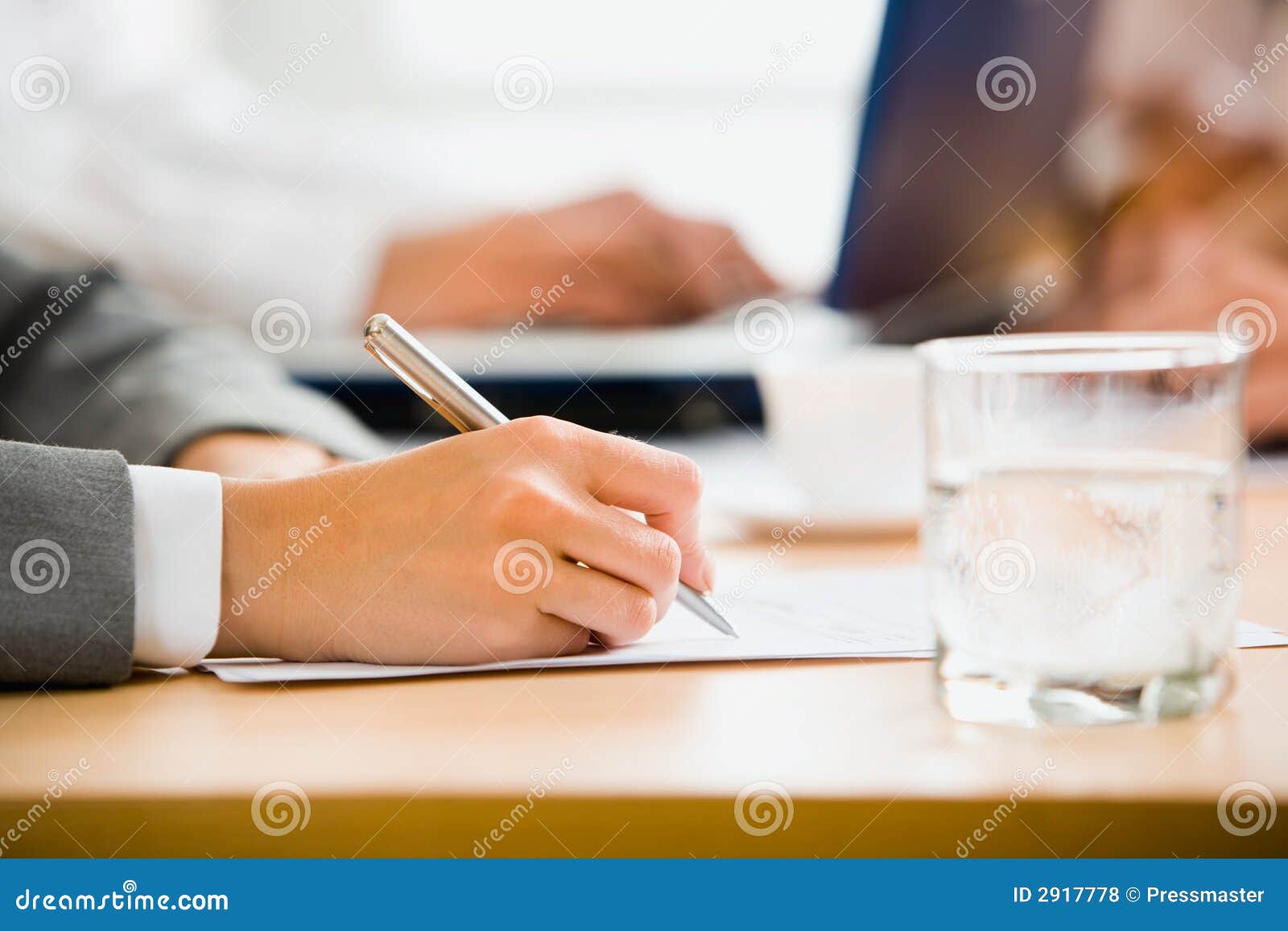 Hand signing the document stock photo. Image of employment - 2917778