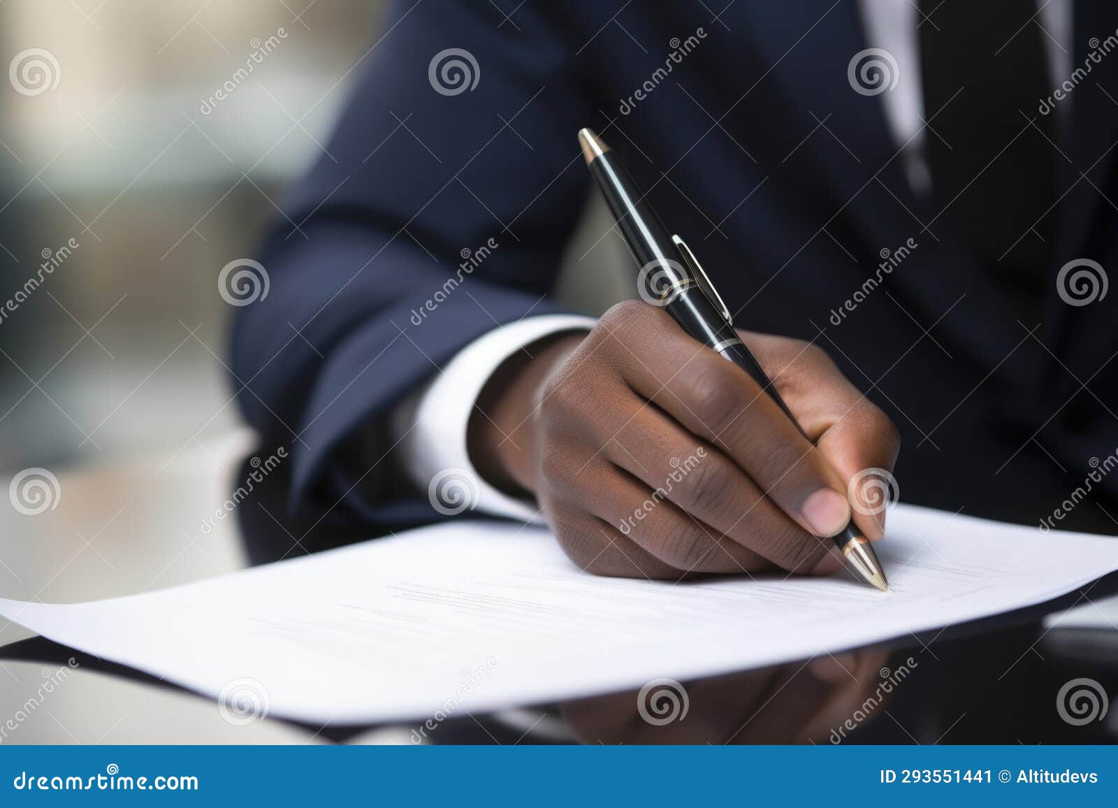 A hand signing a petition stock illustration. Illustration of ...
