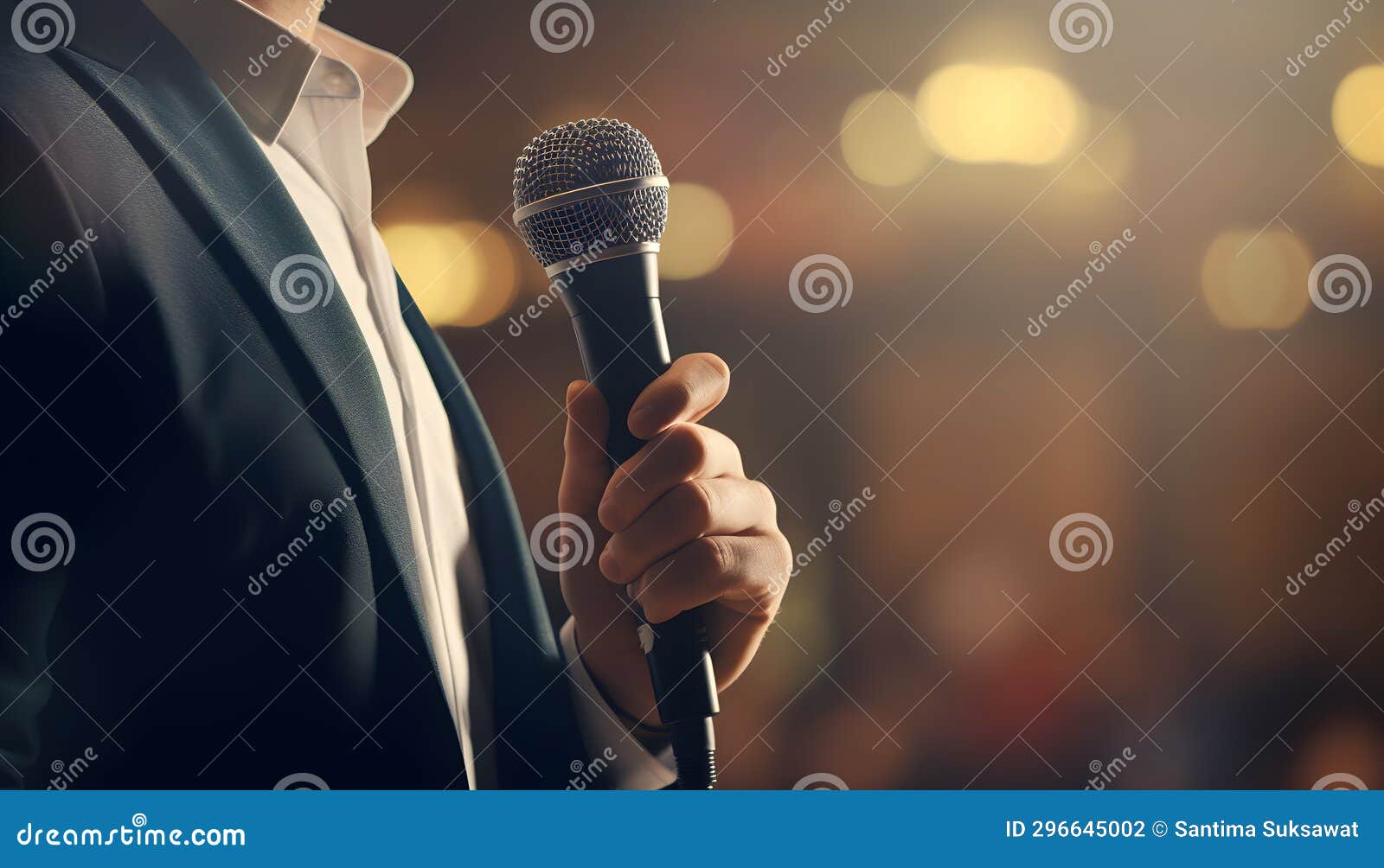 Hand Singer Holding Microphone Stock Illustration - Illustration of ...