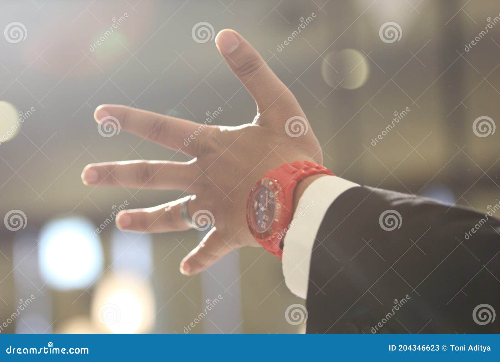 The Hand of a Singer Performing at a Wedding Stock Image - Image of ...