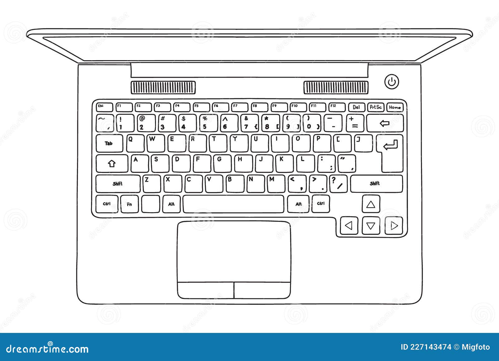 Hand sketch drawing stock vector. Illustration of office - 227143474