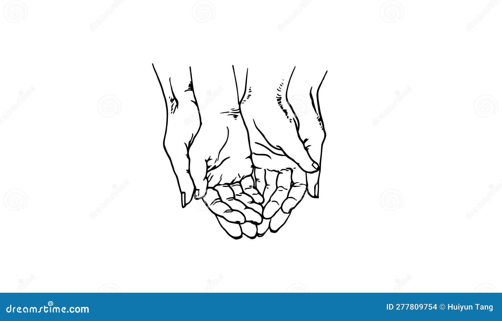 Hand sketch holding hands stock vector. Illustration of brand - 277809754 Hand sketch holding hands stock vector. Illustration of brand - 277809754