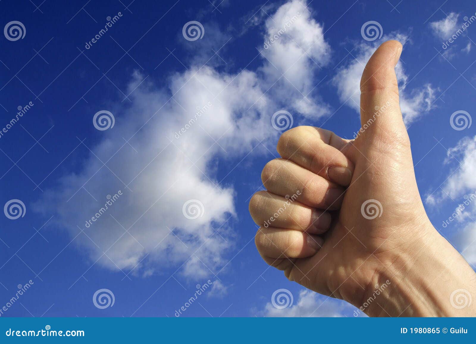 Hand in the sky stock image. Image of cloud, victory, fingers - 1980865