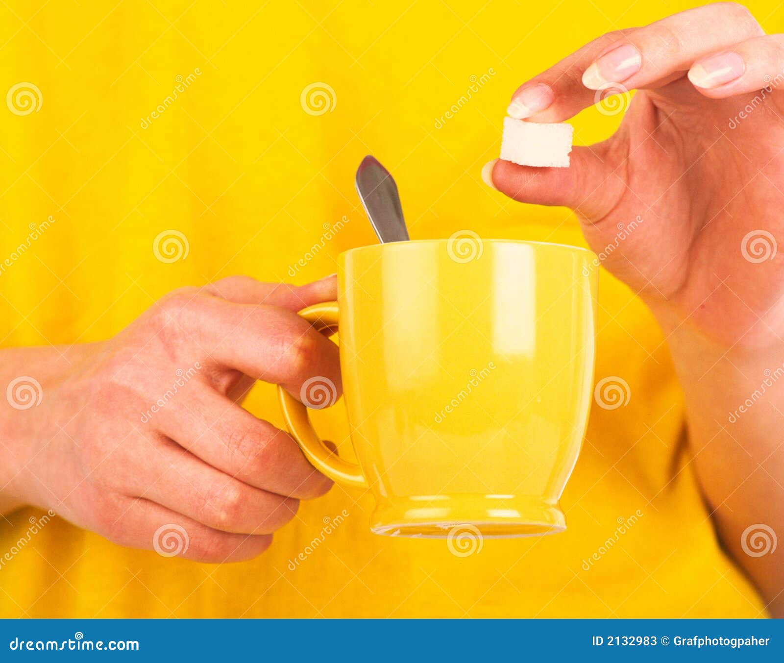 Hand with slice of sugar stock image. Image of house, hand - 2132983