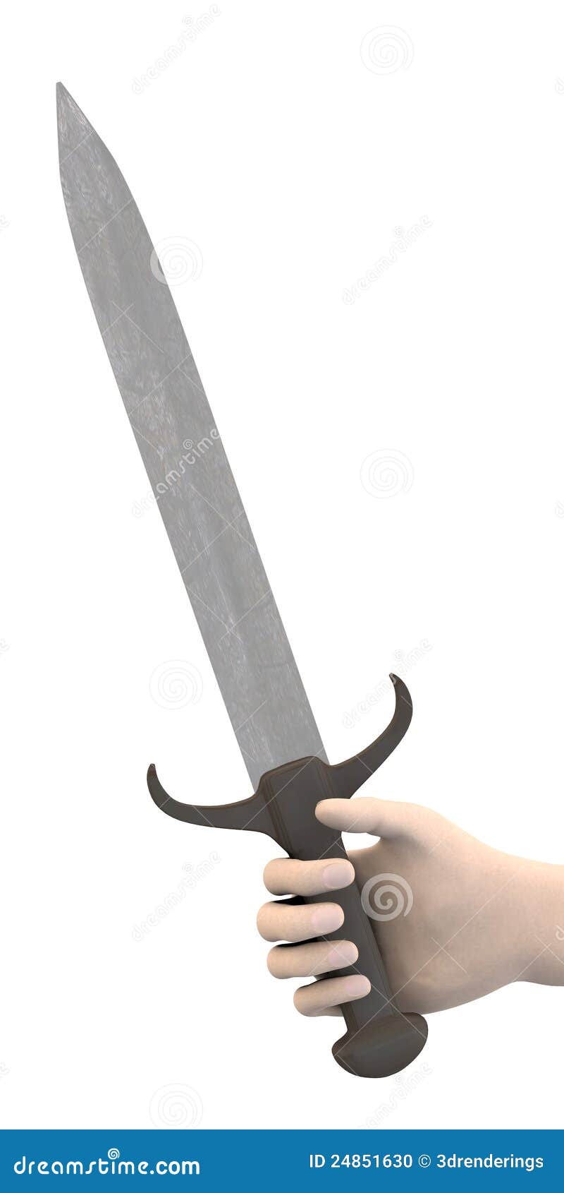 Hand with small dagger stock illustration. Illustration of sword - 24851630