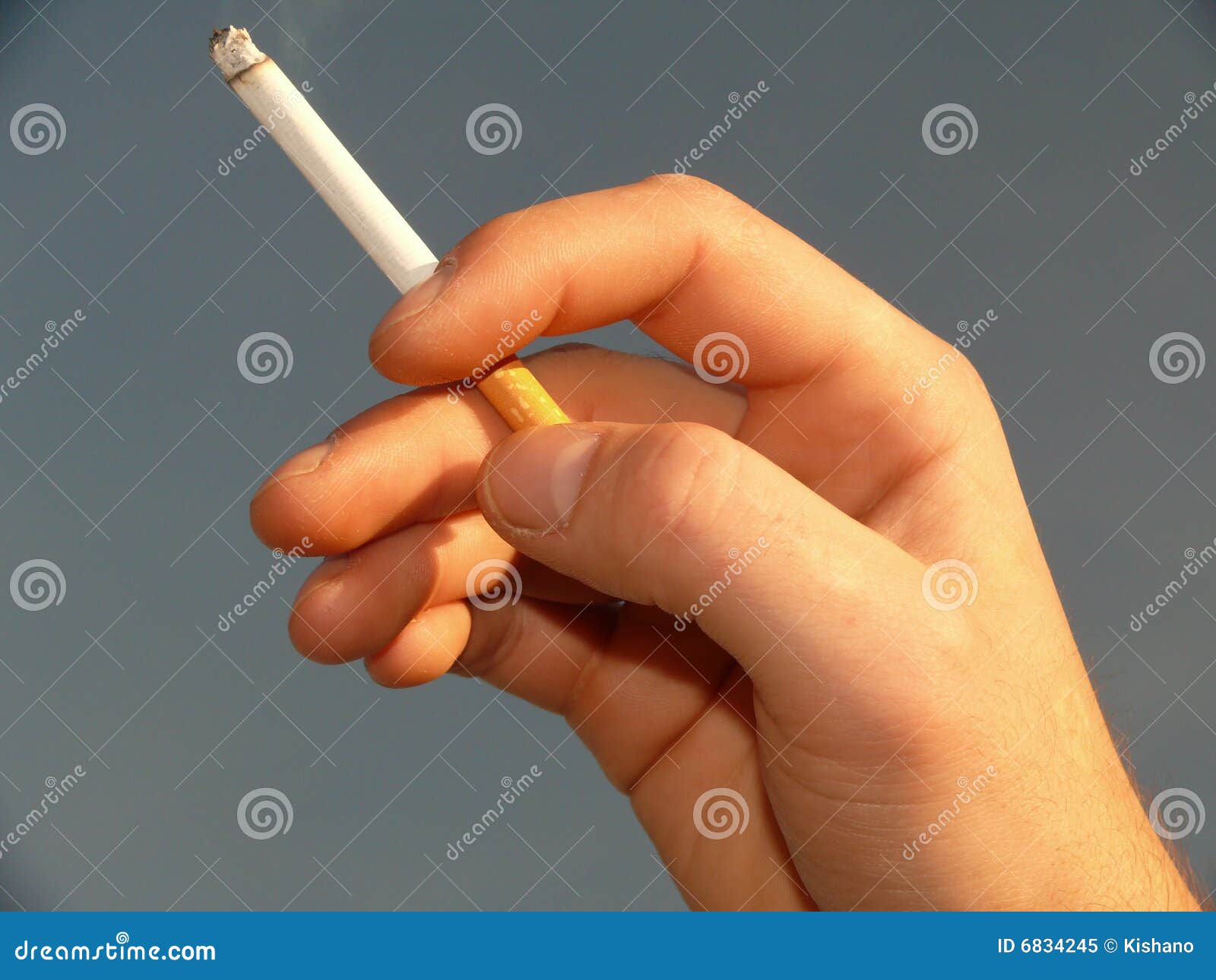 Hand of smoker stock image. Image of cancer, fire, flame - 6834245