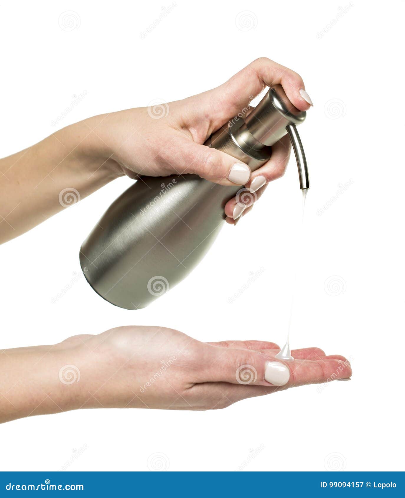 Hand Soap with Pumping Lotion from Bottle Stock Image - Image of dirt ...