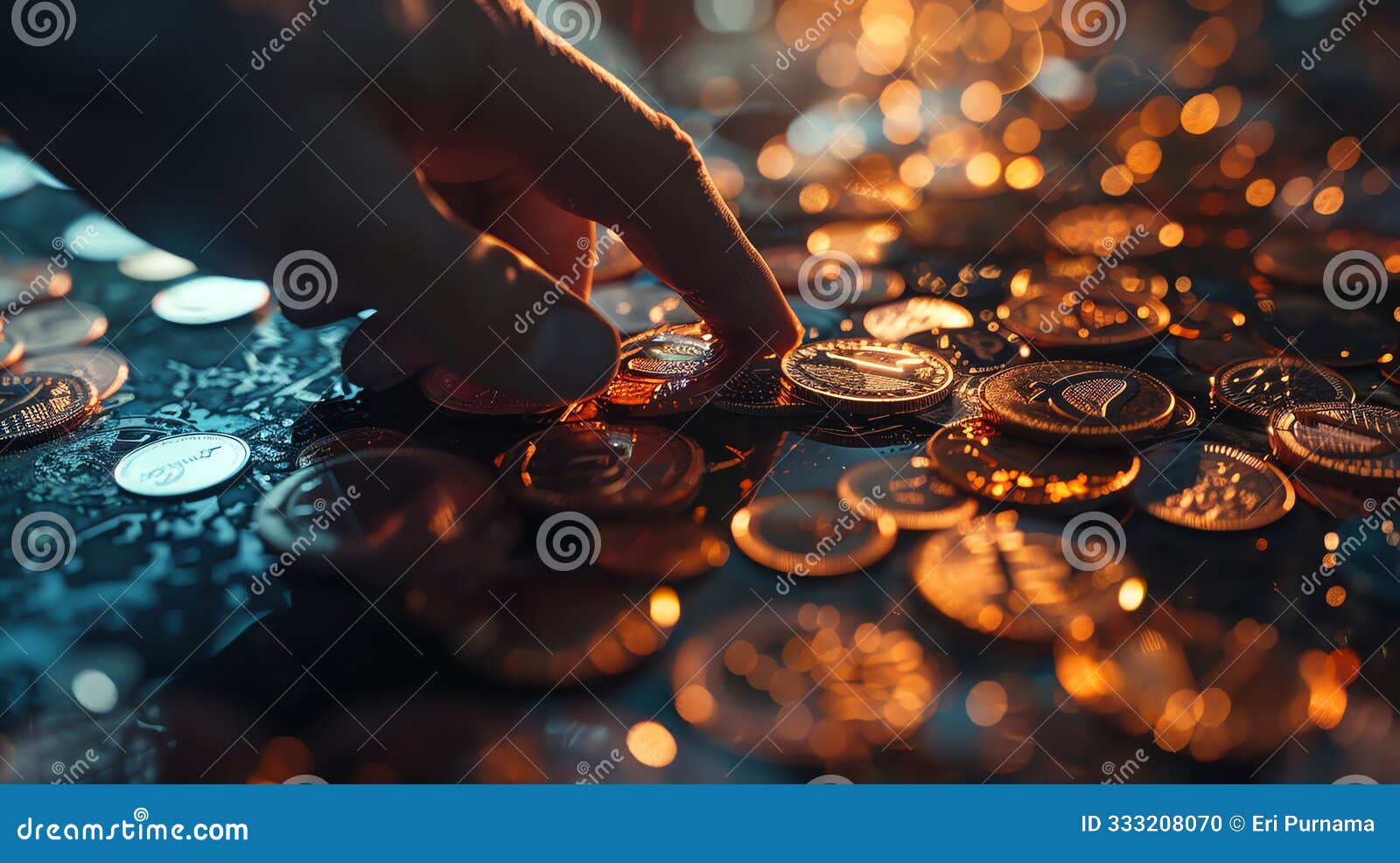 Illustrations of a Hand Someone To Give a Coin Stock Photo - Image of ...