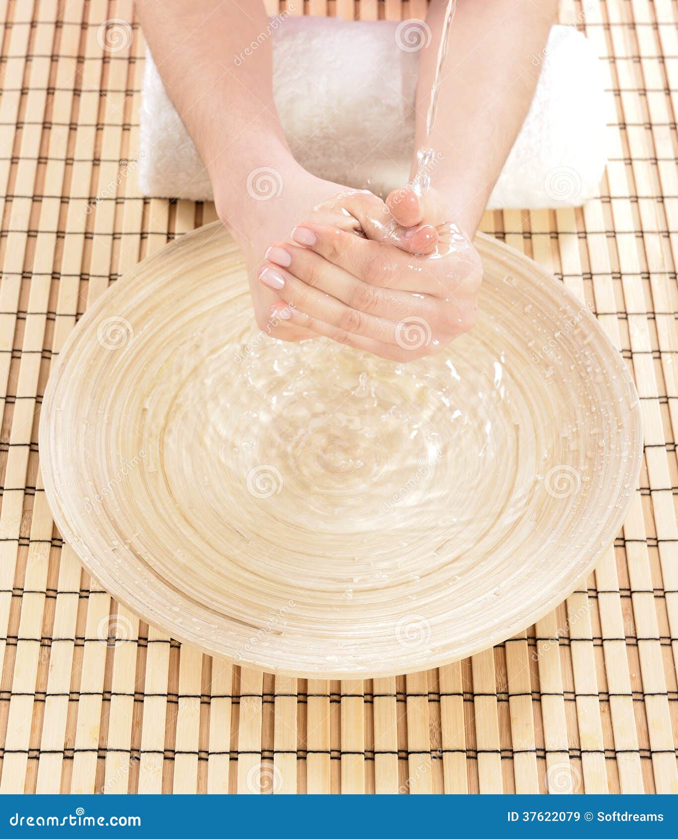 Hand spa beauty treatment stock image. Image of germs - 37622079