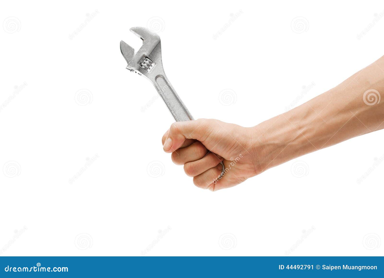 Hand and spenner stock image. Image of hardware, hand - 44492791