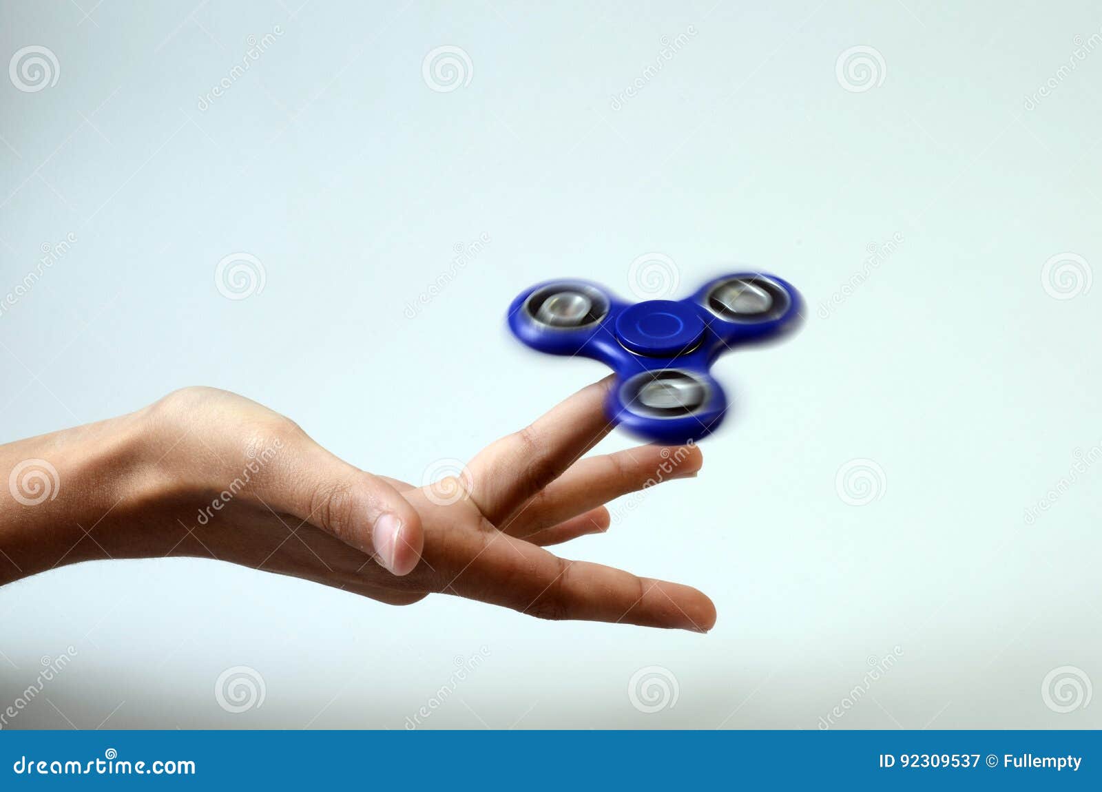 Hand Spinner, Fidgeting Hand Toy Stock Image - Image of thumb, finger ...