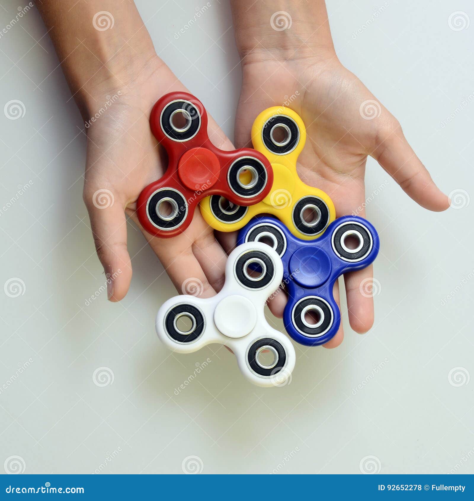 Hand Spinner, Fidgeting Hand Toy Stock Photo - Image of spinner, fidget ...