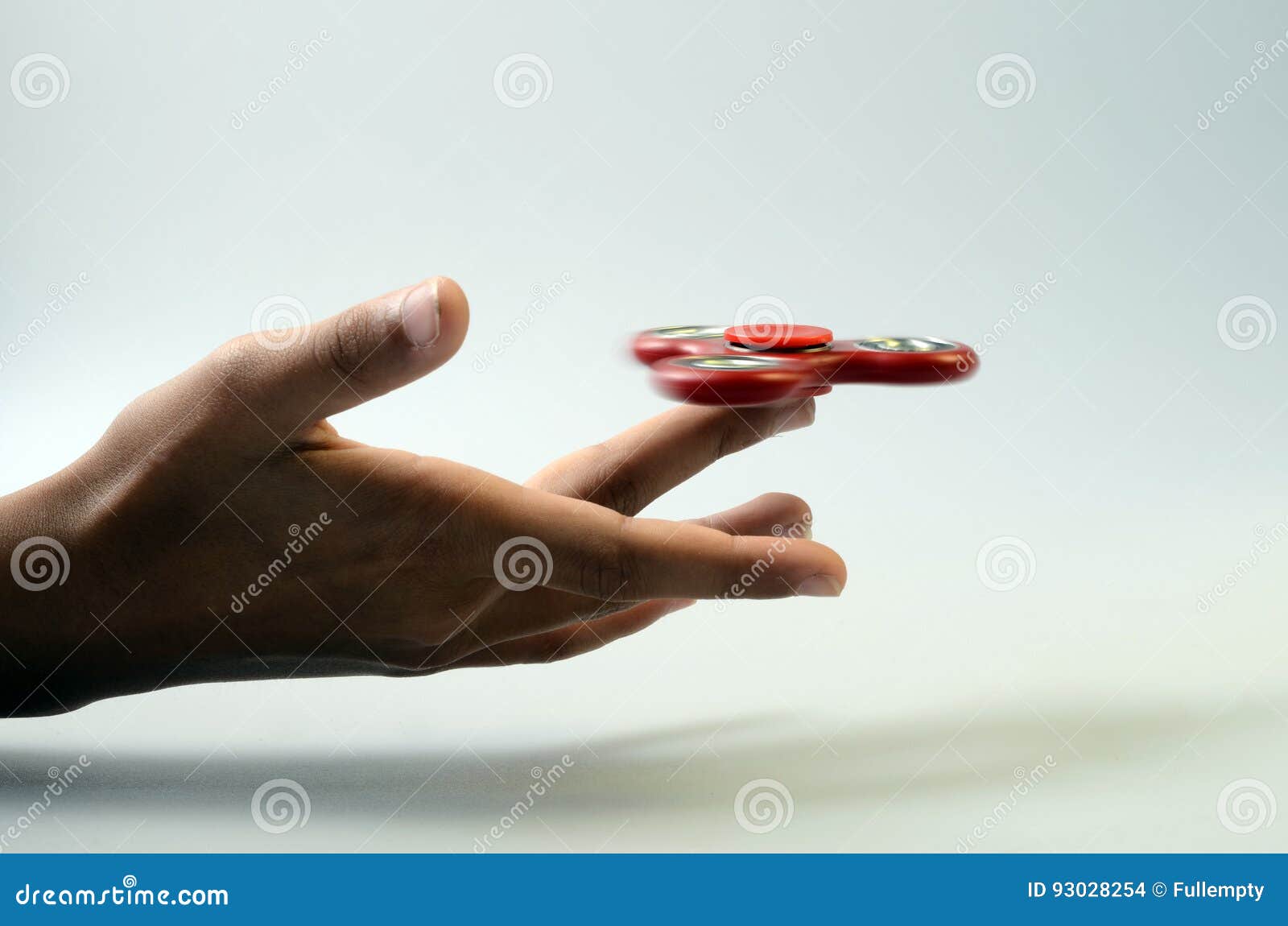 Hand Spinner, Fidgeting Hand Toy Stock Photo - Image of fidgeting ...