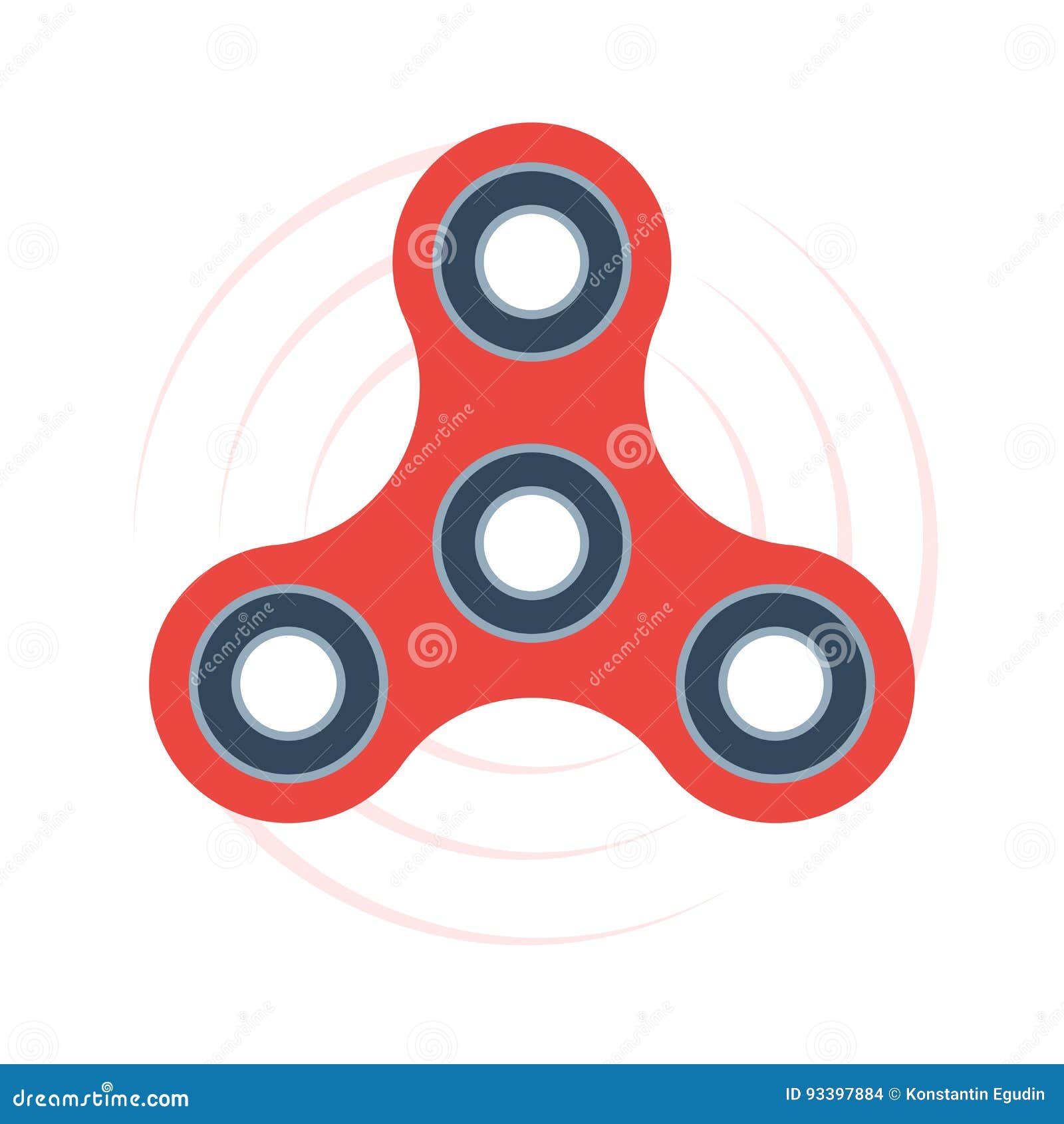 Hand Spinner Vector Logo And Labels. Fidget Spinners Emblems ...