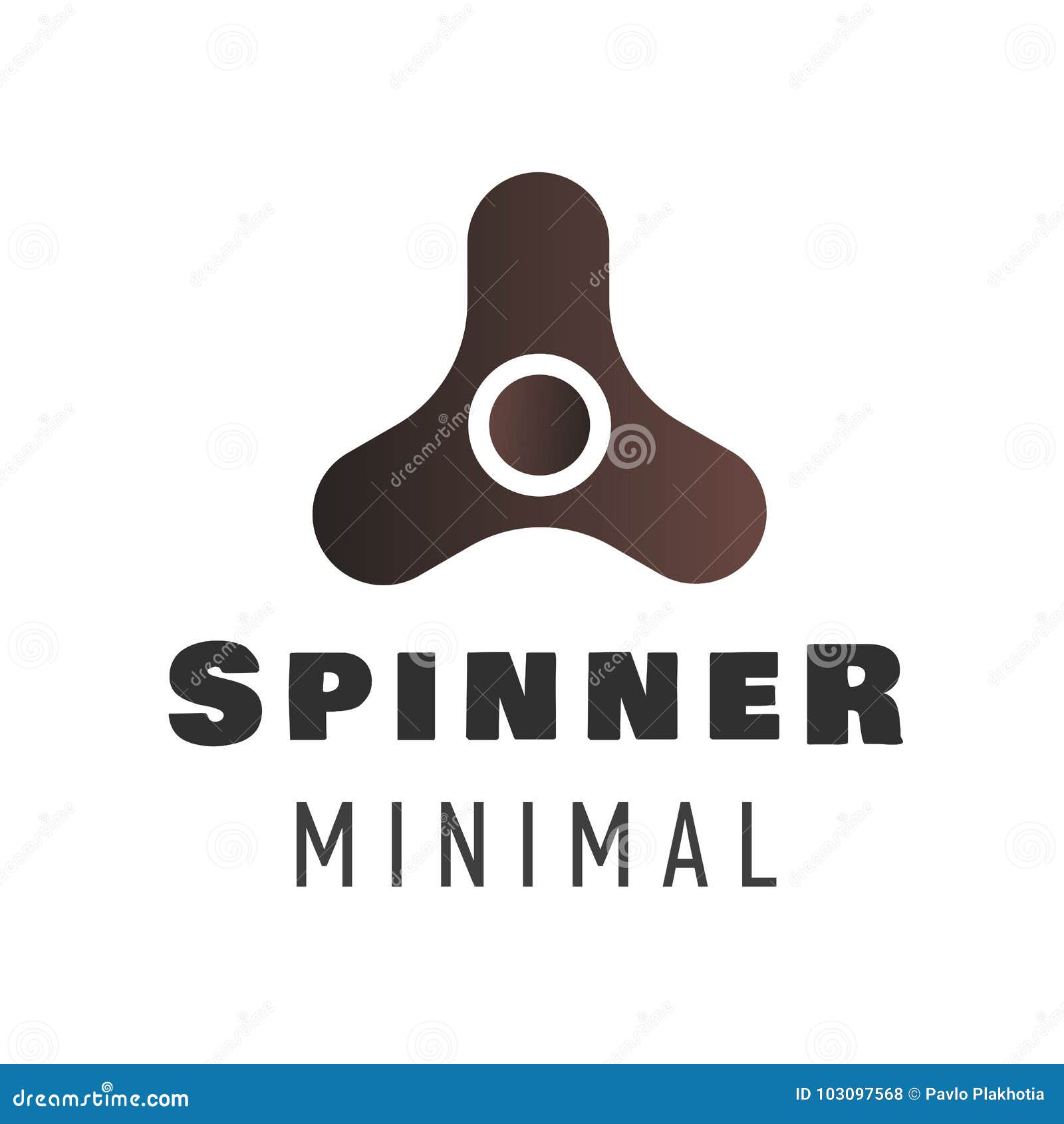 Hand Spinner Vector Logo Template for Your Design Vector Illustration ...