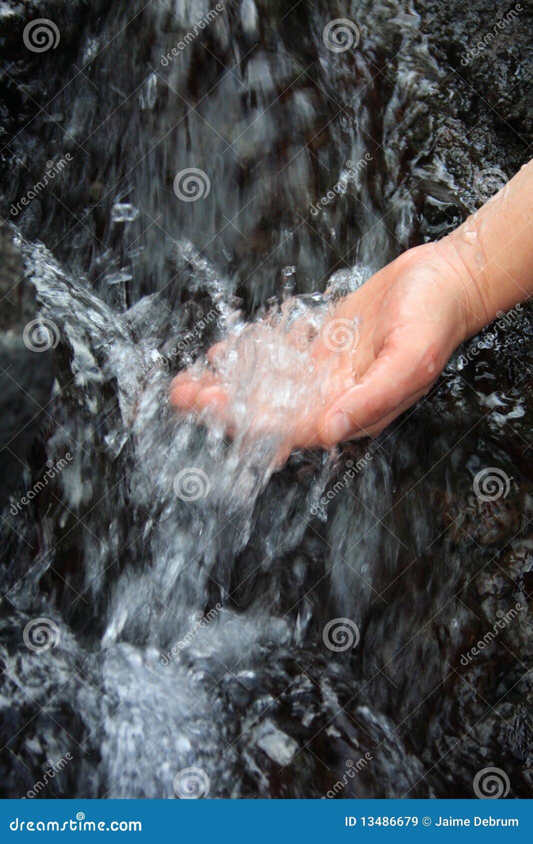 Hand Splash stock image. Image of leisure, woman, people - 13486679