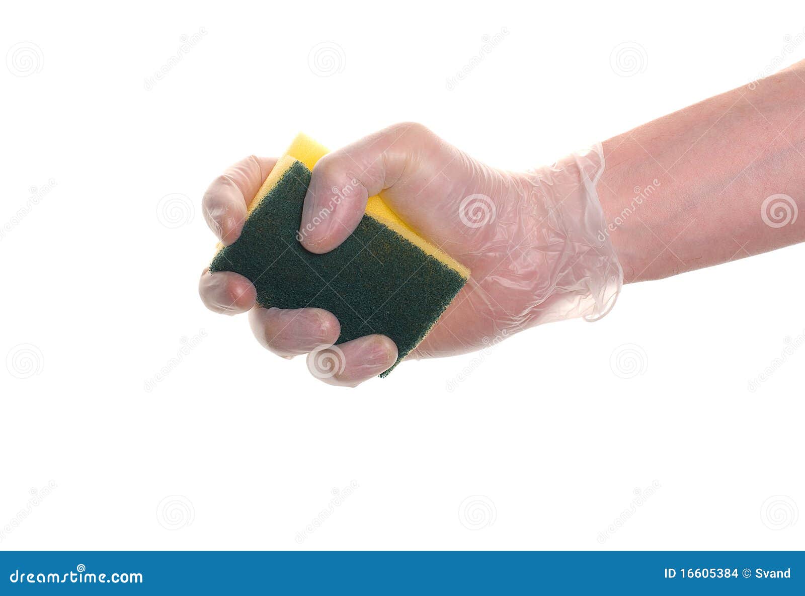 Hand with a sponge stock photo. Image of hand, hold, absorb - 16605384
