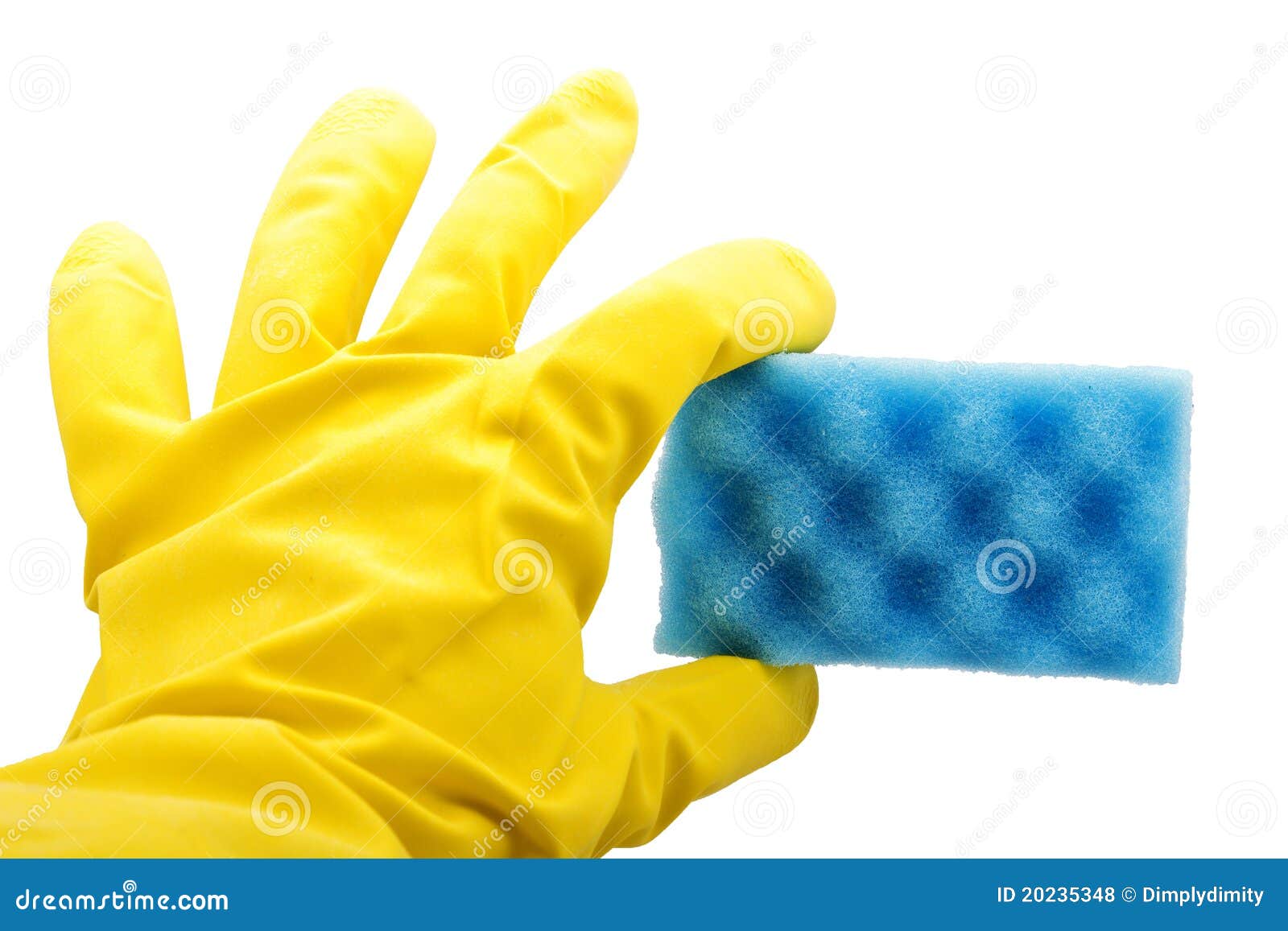 Hand with sponge stock photo. Image of working, dirty - 20235348
