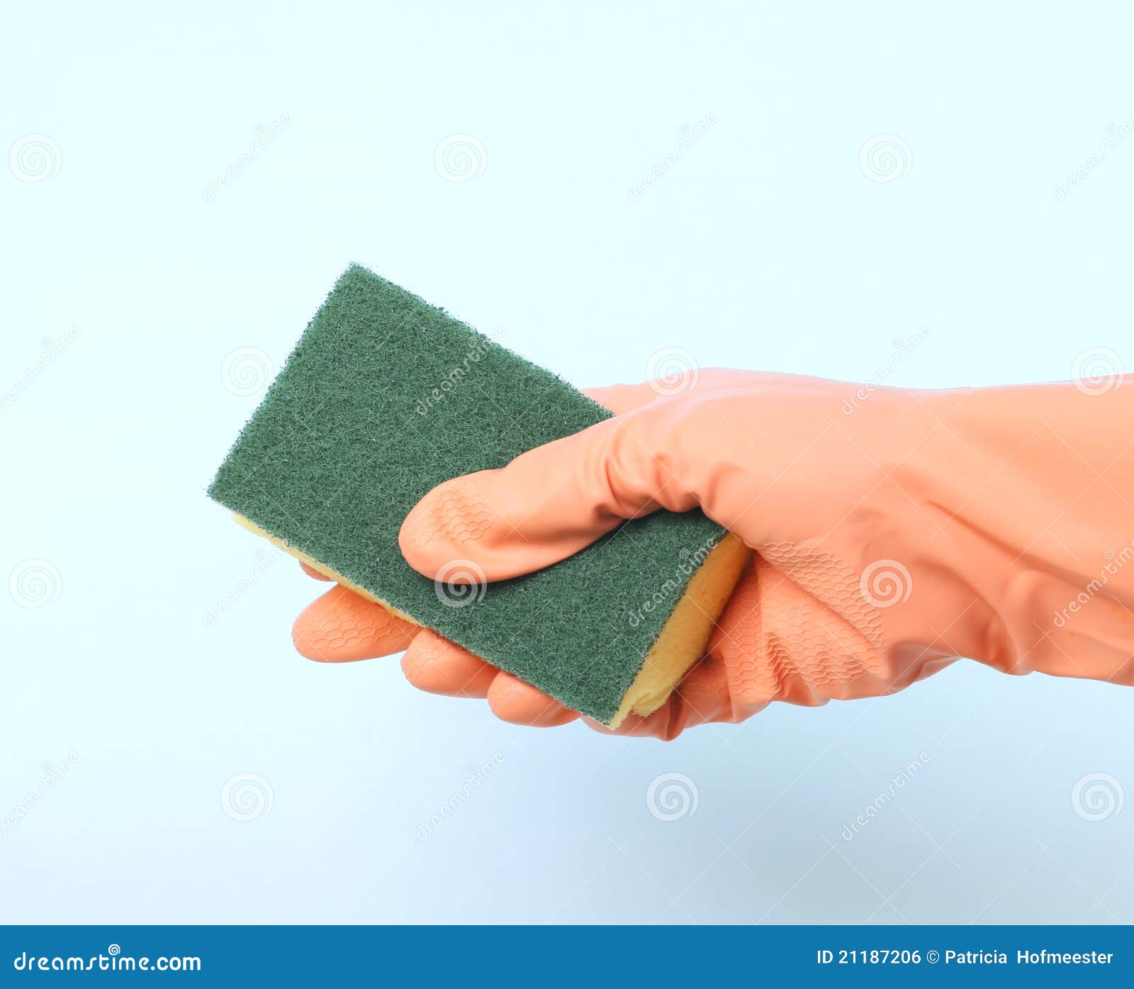 Hand with sponge stock photo. Image of hand, scrubbing - 21187206