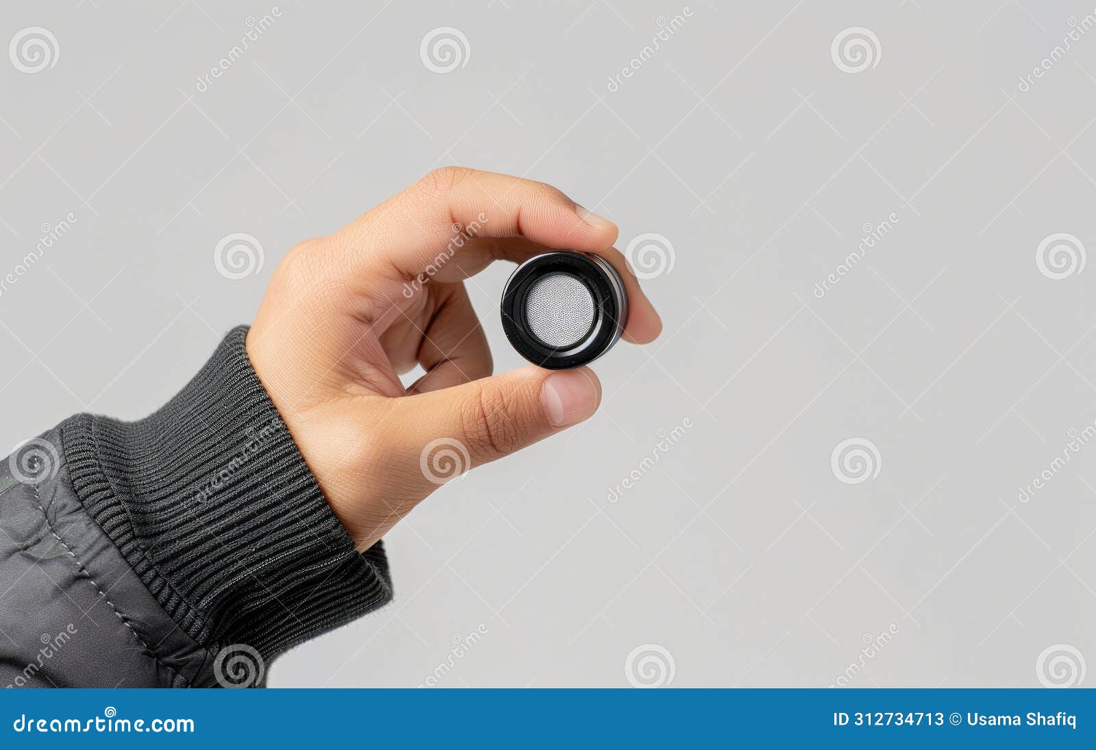 Hand in Spotlight Focus, on White Background, Generative Ai Stock ...