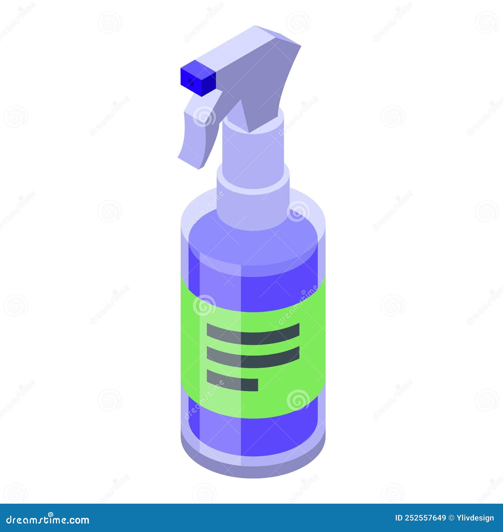Hand Spray Icon Isometric Vector. Work Team Stock Vector - Illustration ...