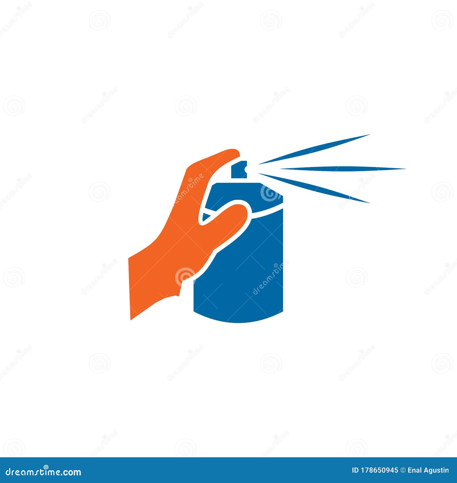 Hand Sprayer Icon Logo Design Template Stock Illustration ...