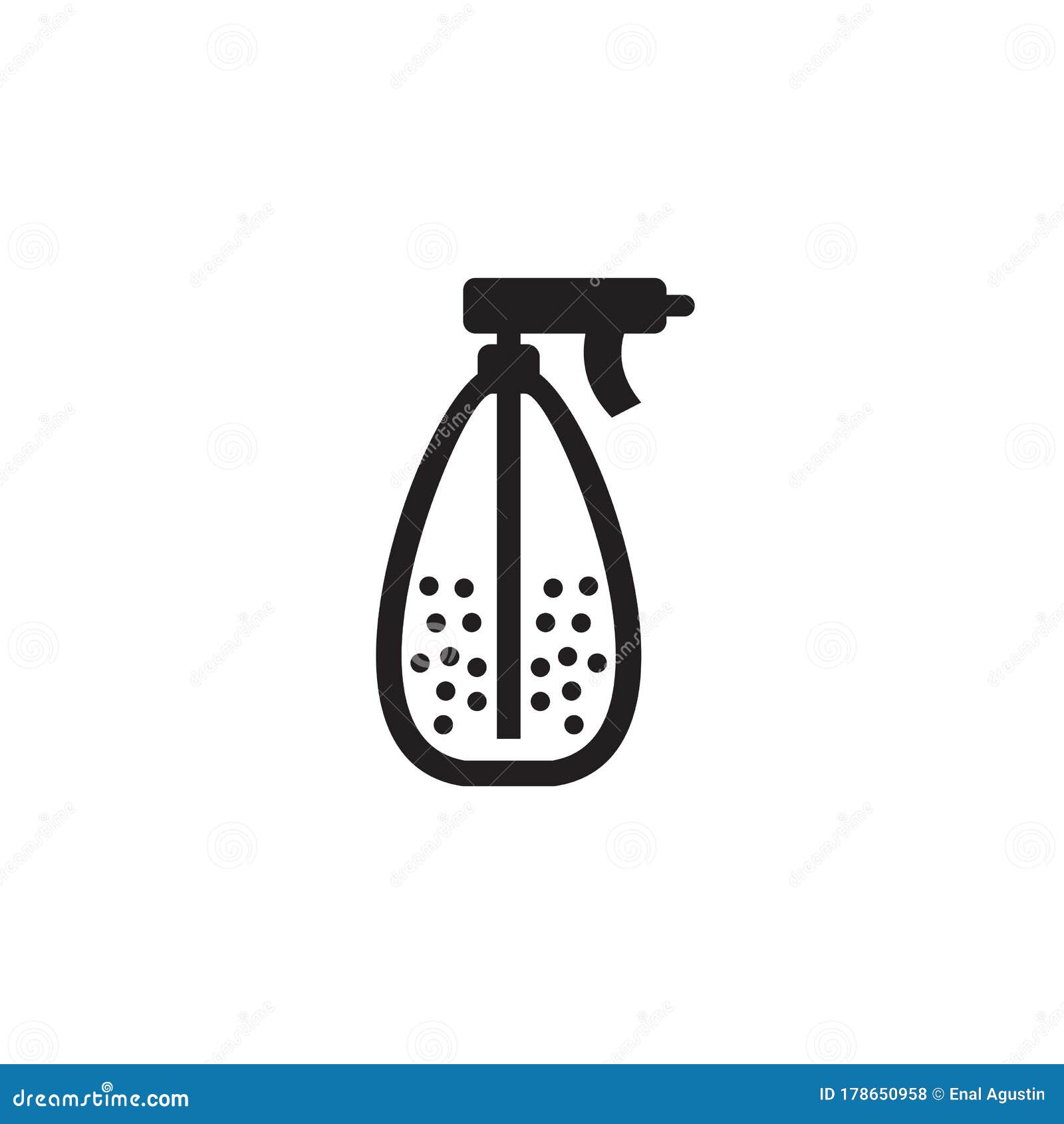 Hand Sprayer Icon Logo Design Template Stock Illustration ...
