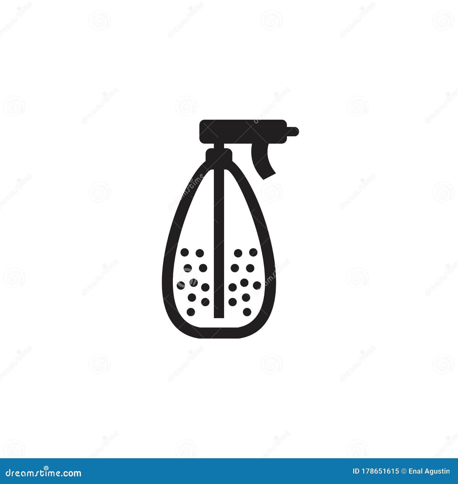 Hand Sprayer Icon Logo Design Template Stock Vector - Illustration of ...