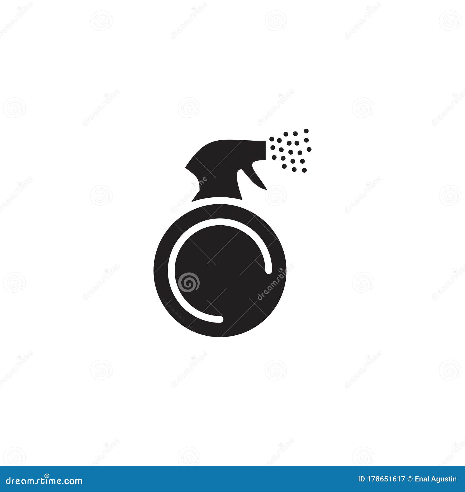 Hand Sprayer Icon Logo Design Template Stock Vector - Illustration of ...