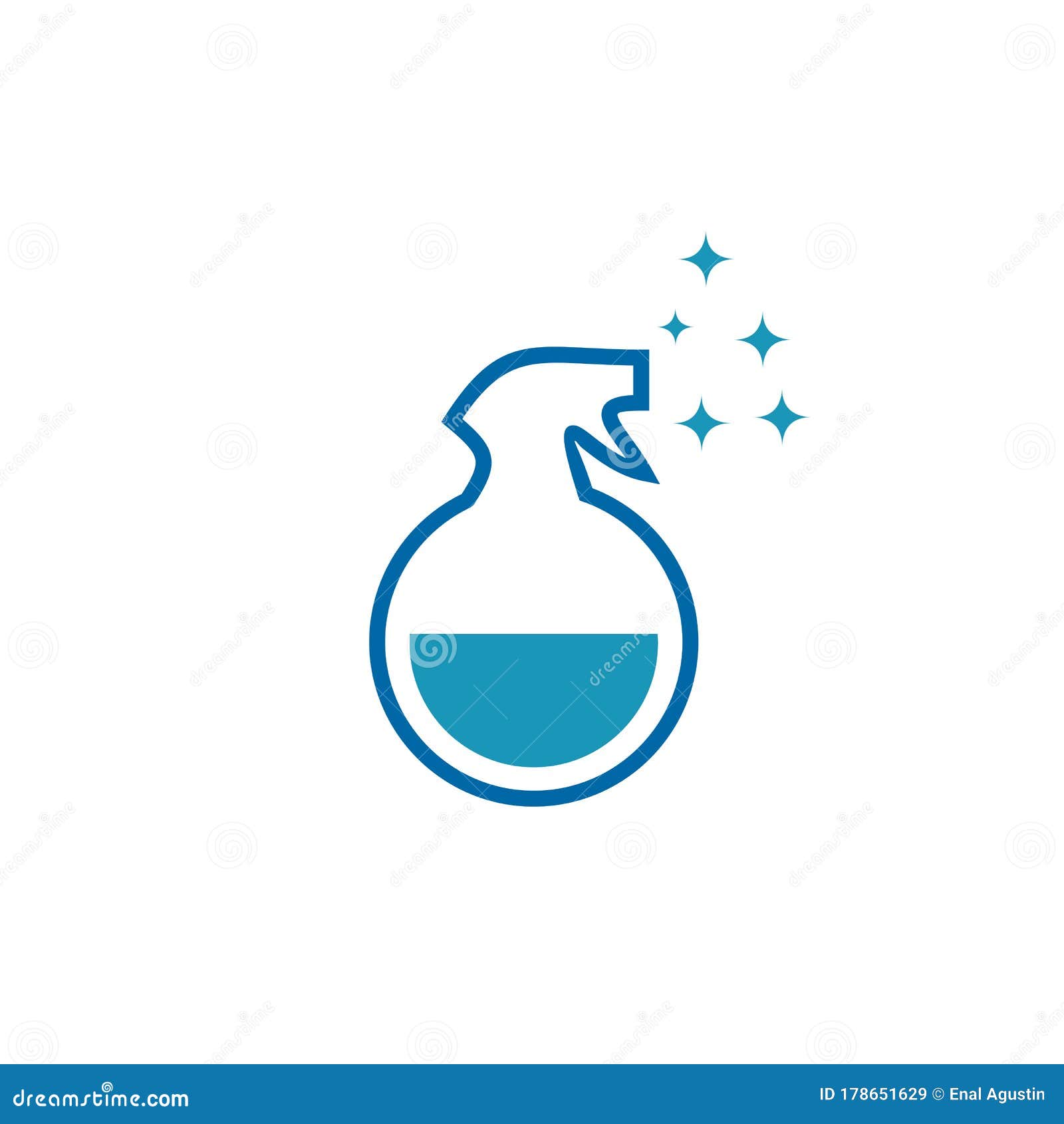 Hand Sprayer Icon Logo Design Template Stock Vector - Illustration of ...