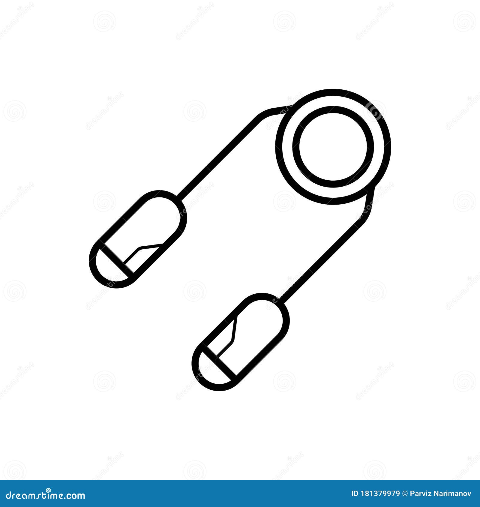 Hand Spring Gym Icon Vector Stock Illustration - Illustration of ...