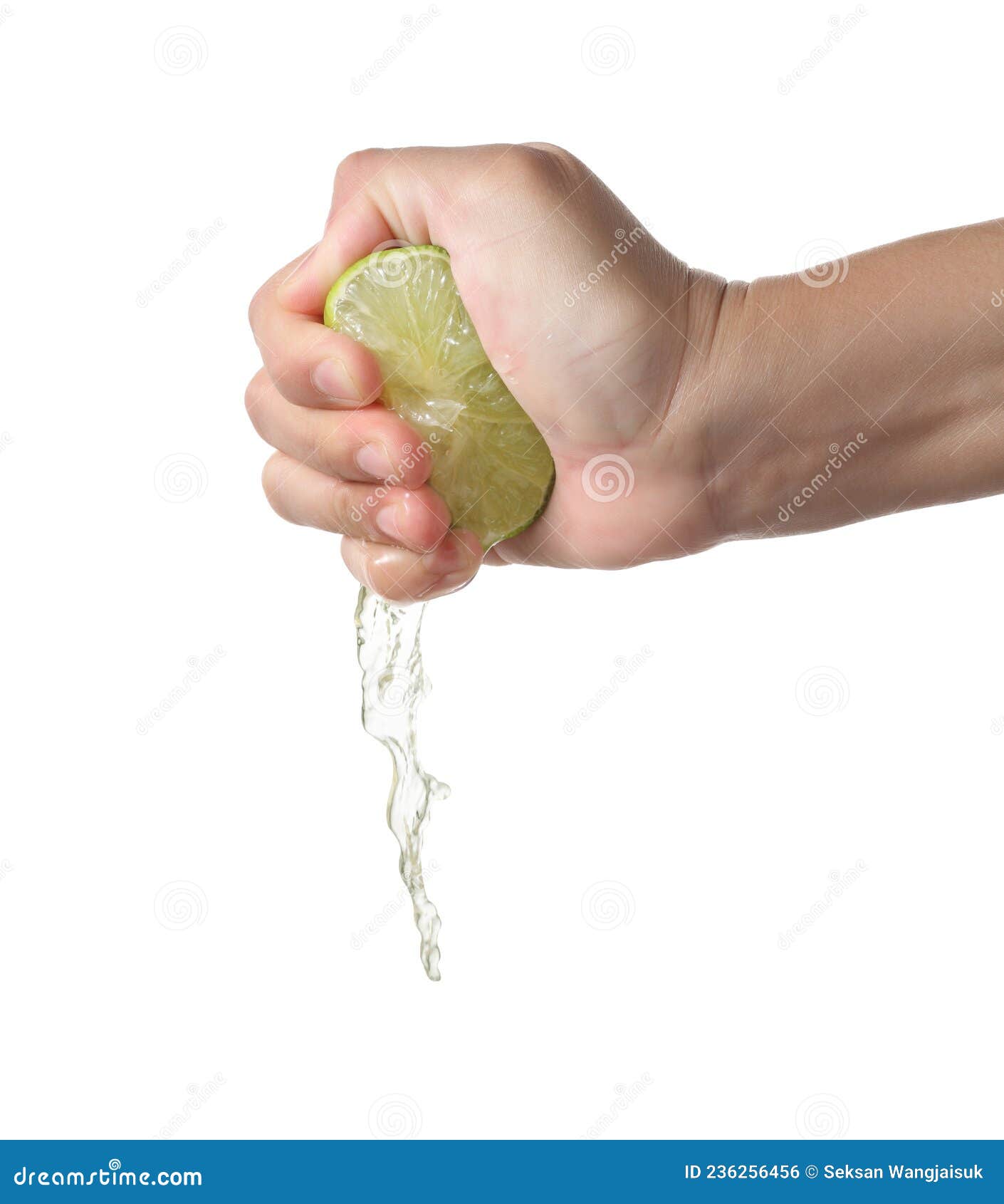Hand Squeeze Green Lime on White Background Stock Photo - Image of ...