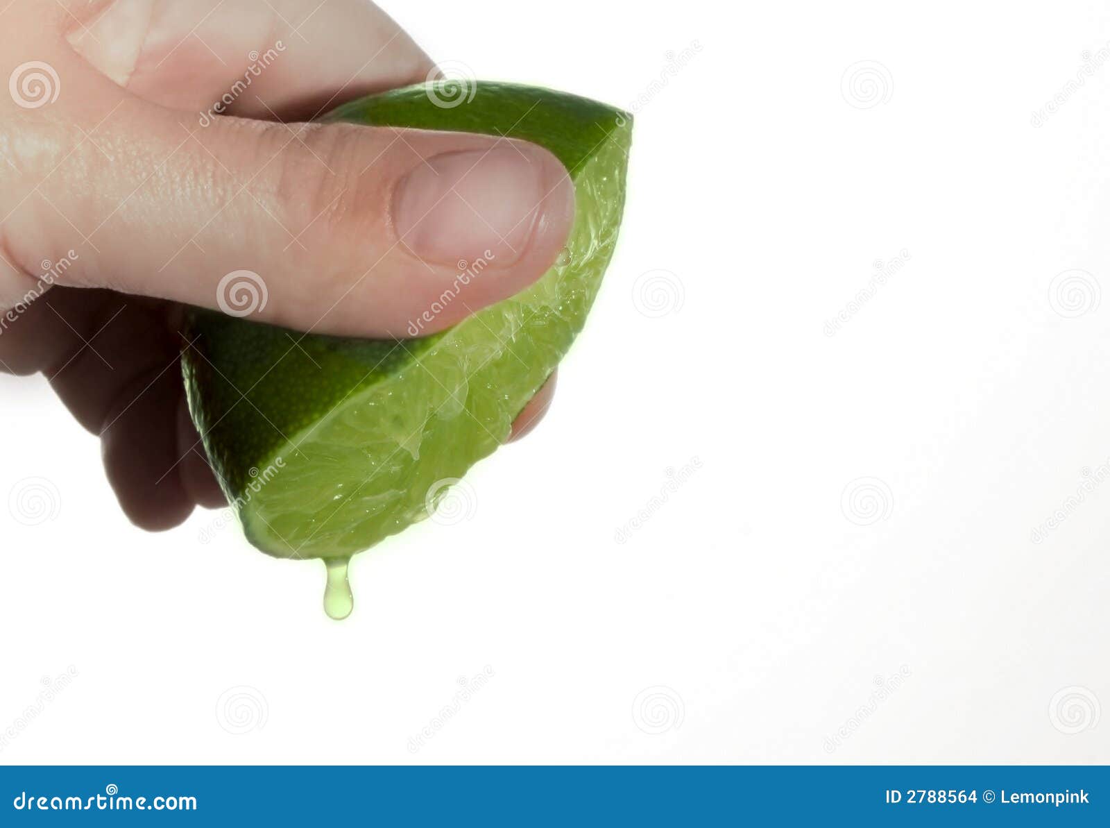 Hand Squeezing a Drop of Lime Stock Photo - Image of crisp, food: 2788564