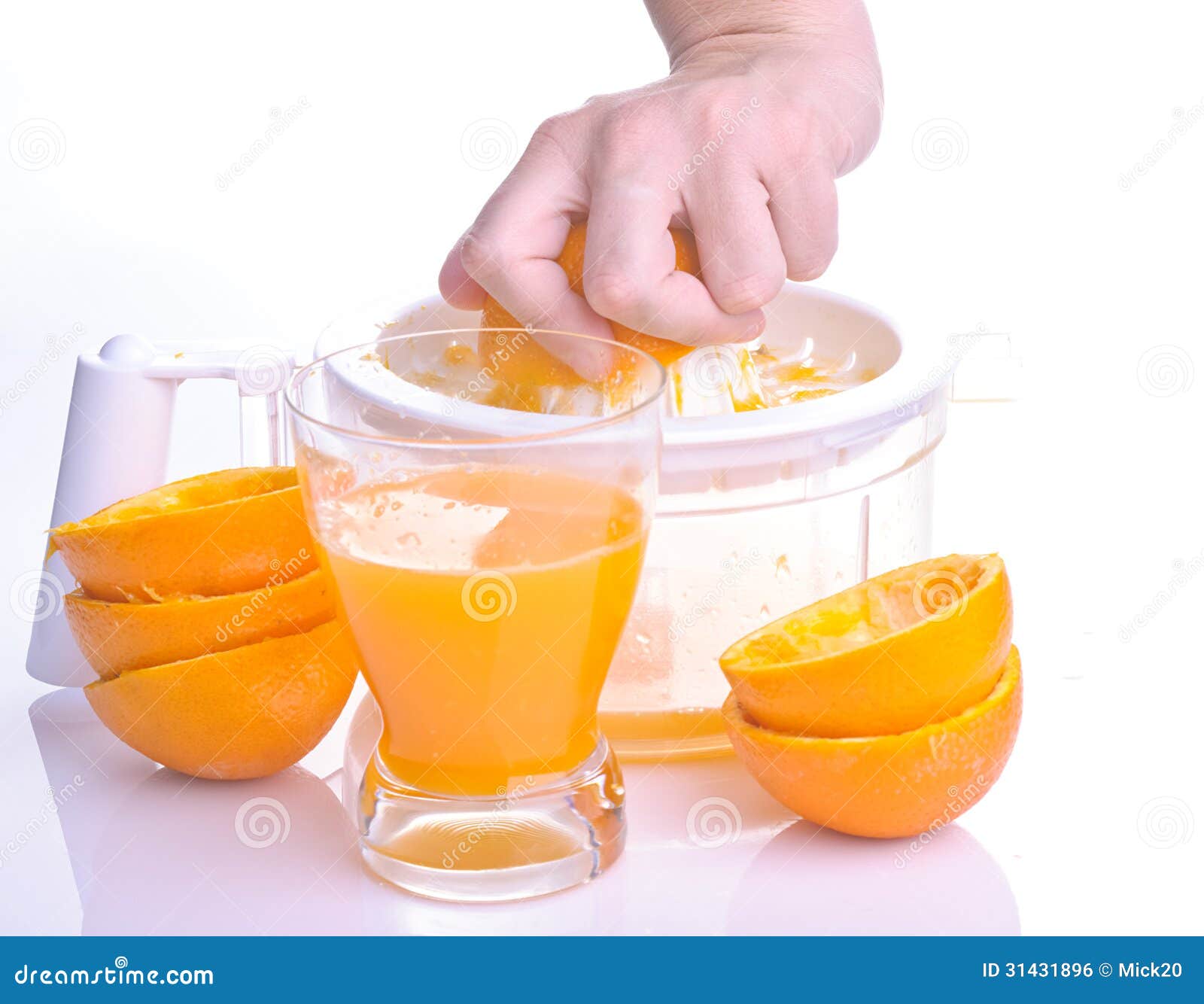 Hand Squeezing Orange for Juice Stock Photo - Image of liquid, juicy ...