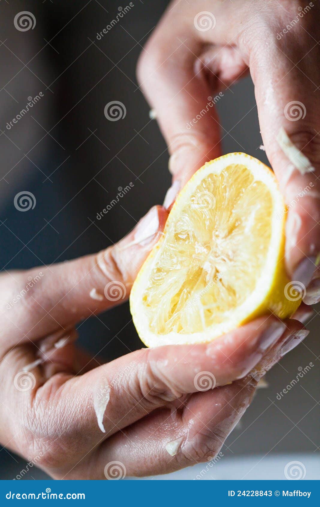 Hand Squeezing Yellow Lemon Stock Image - Image of fruits, fingertips ...