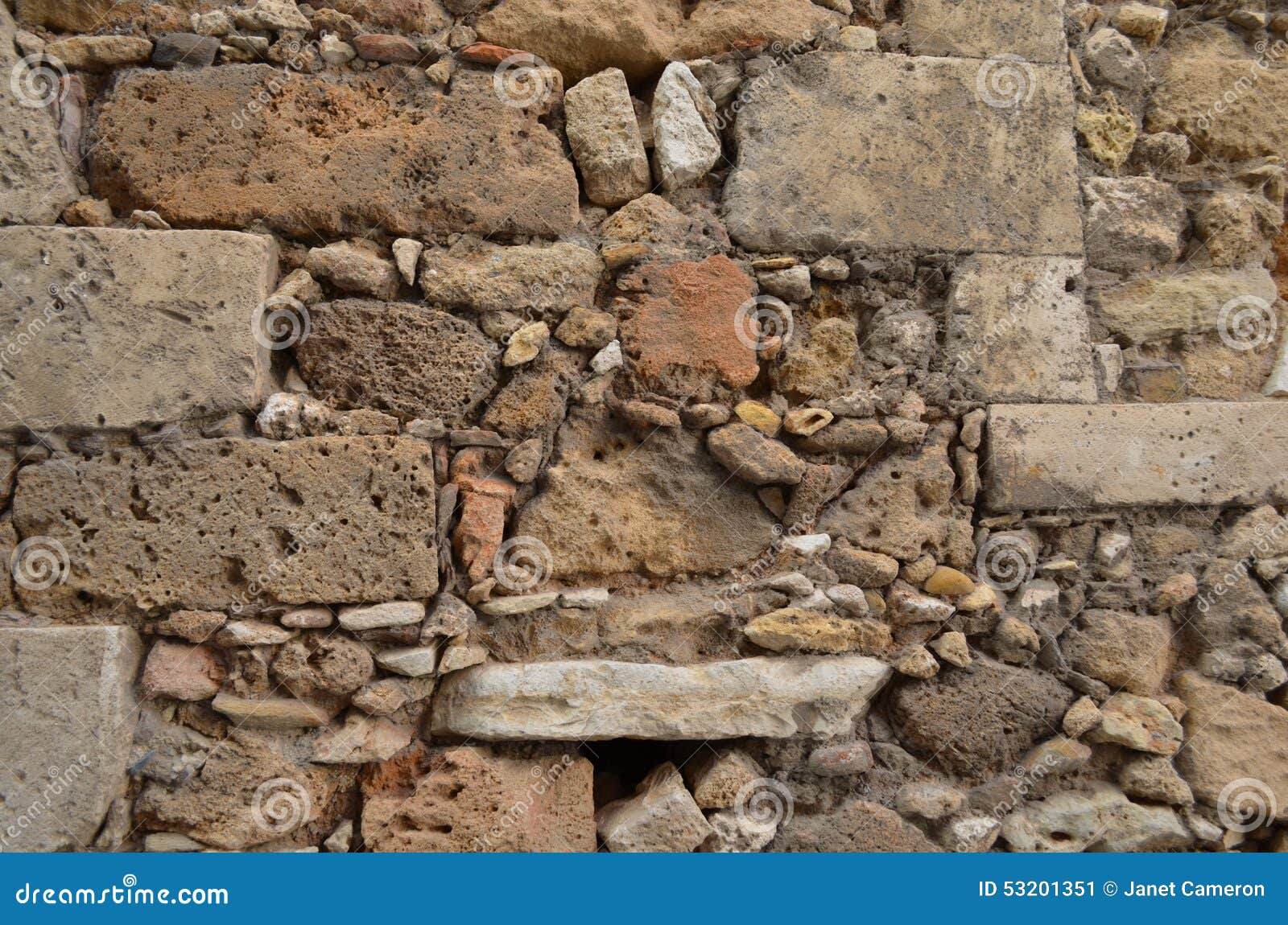 Hand-stacked stone wall stock image. Image of rustic - 53201351
