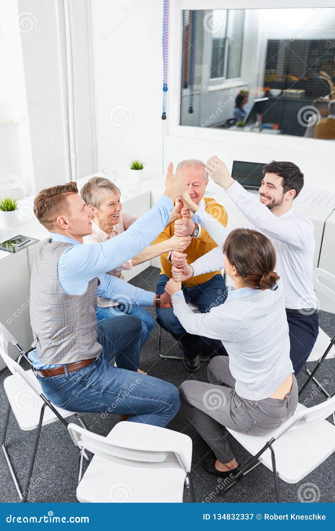 Hand Stacked for Team Building Stock Image - Image of successful ...