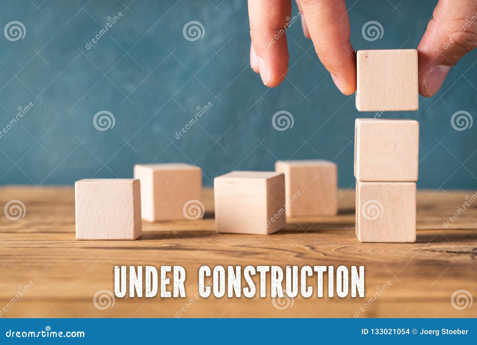 Stacking Blank Wooden Block Isolated On White Background For Graphic ...