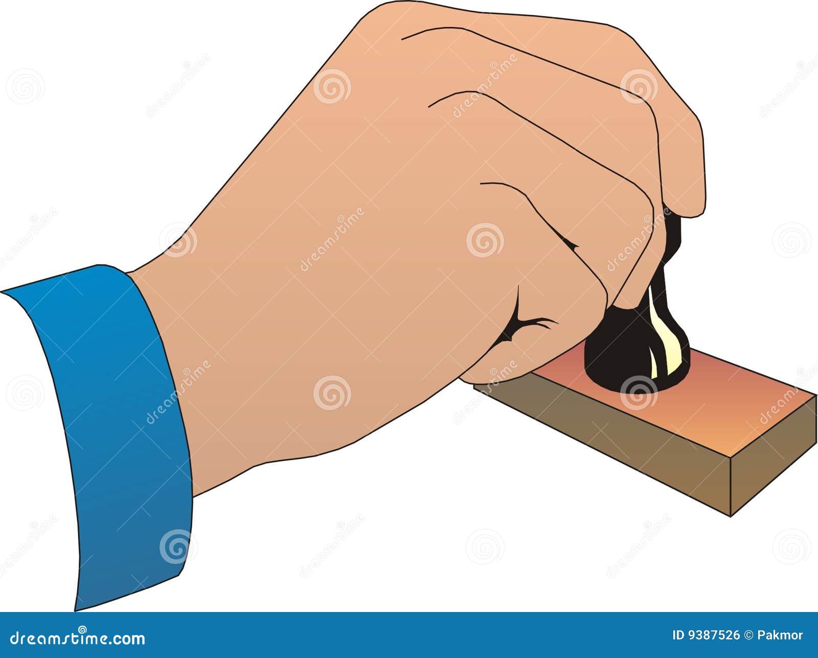 Hand Stamp Clipart Images